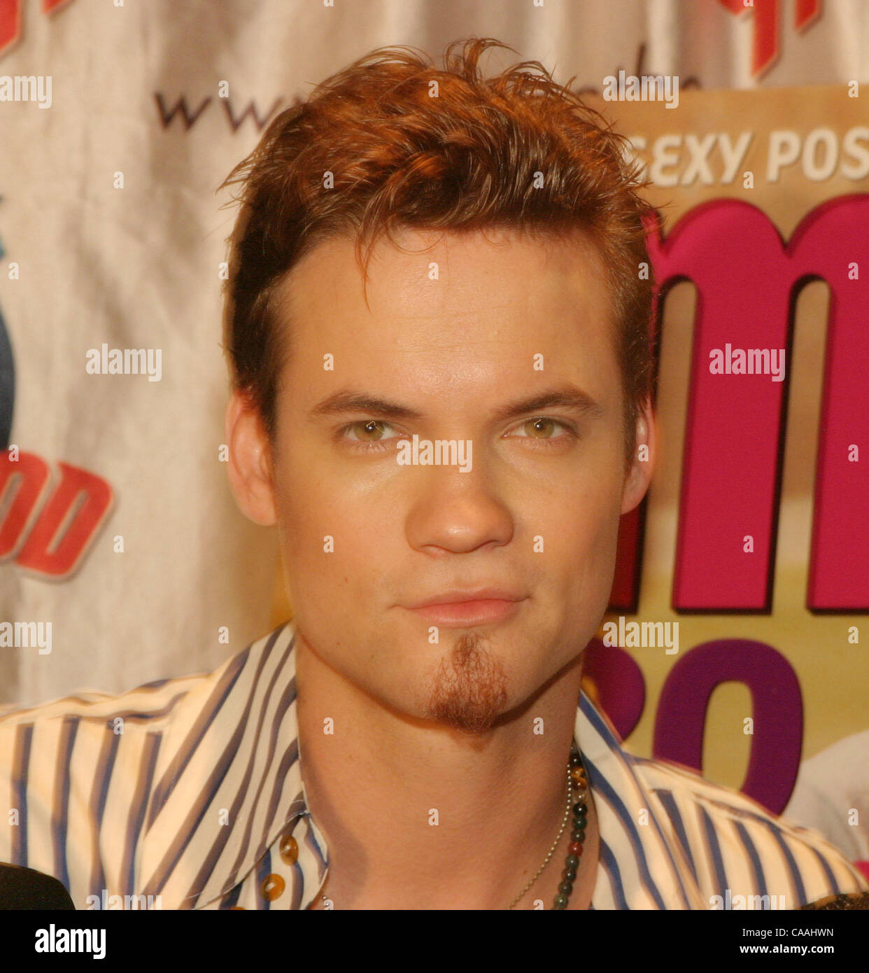 Jul 08, 2003; New York, NY, USA; Actor SHANE WEST visits fans ...