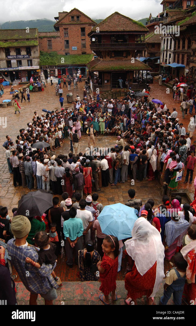 Gai jatra cow festival durbar hi-res stock photography and images - Alamy