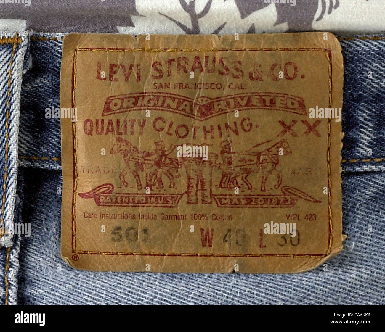 Levis label hi-res stock photography and images - Alamy