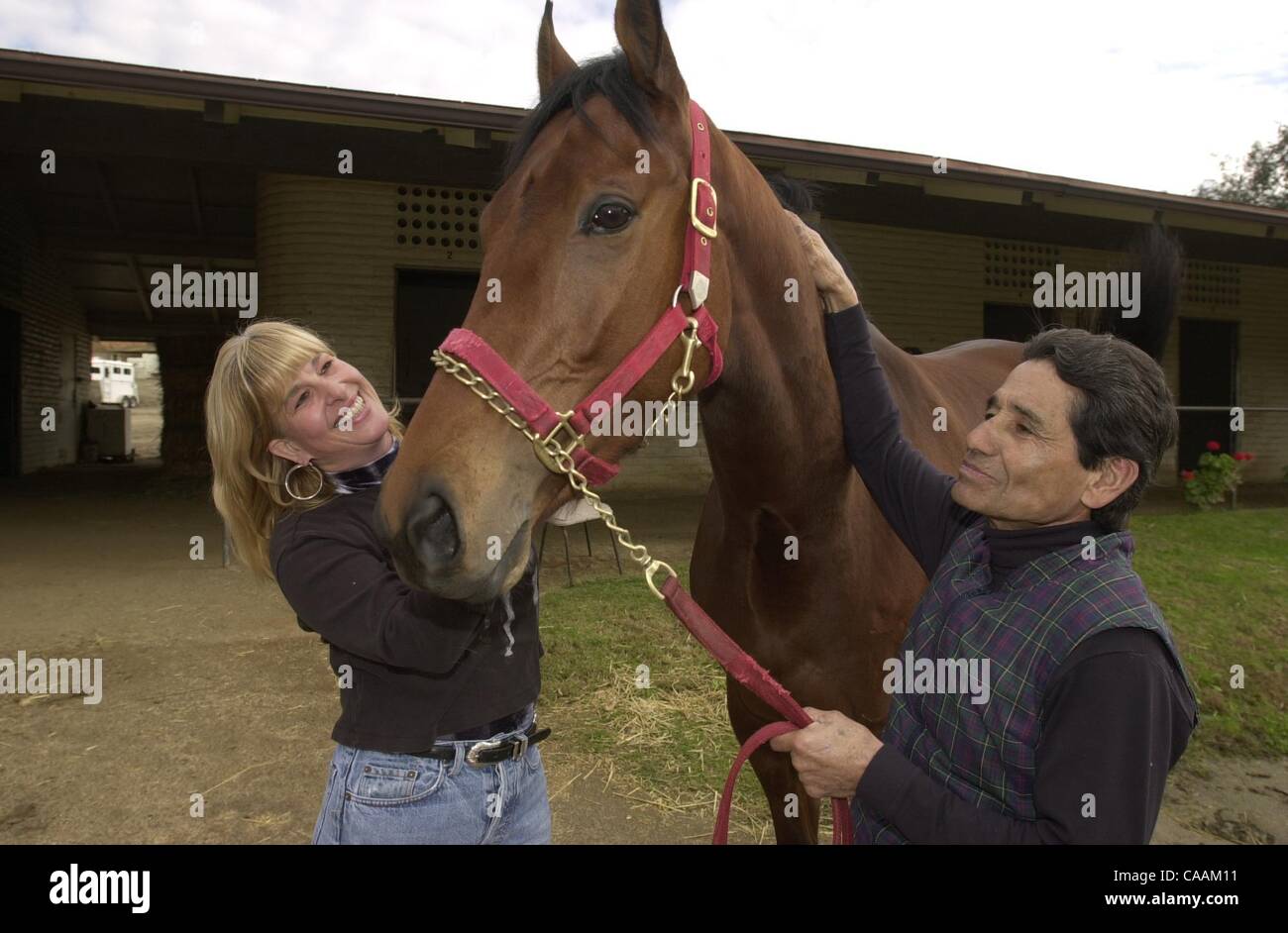 (Published on 12/12/2004, C-2) Portrait of jockey R.V. TORRES with his ...