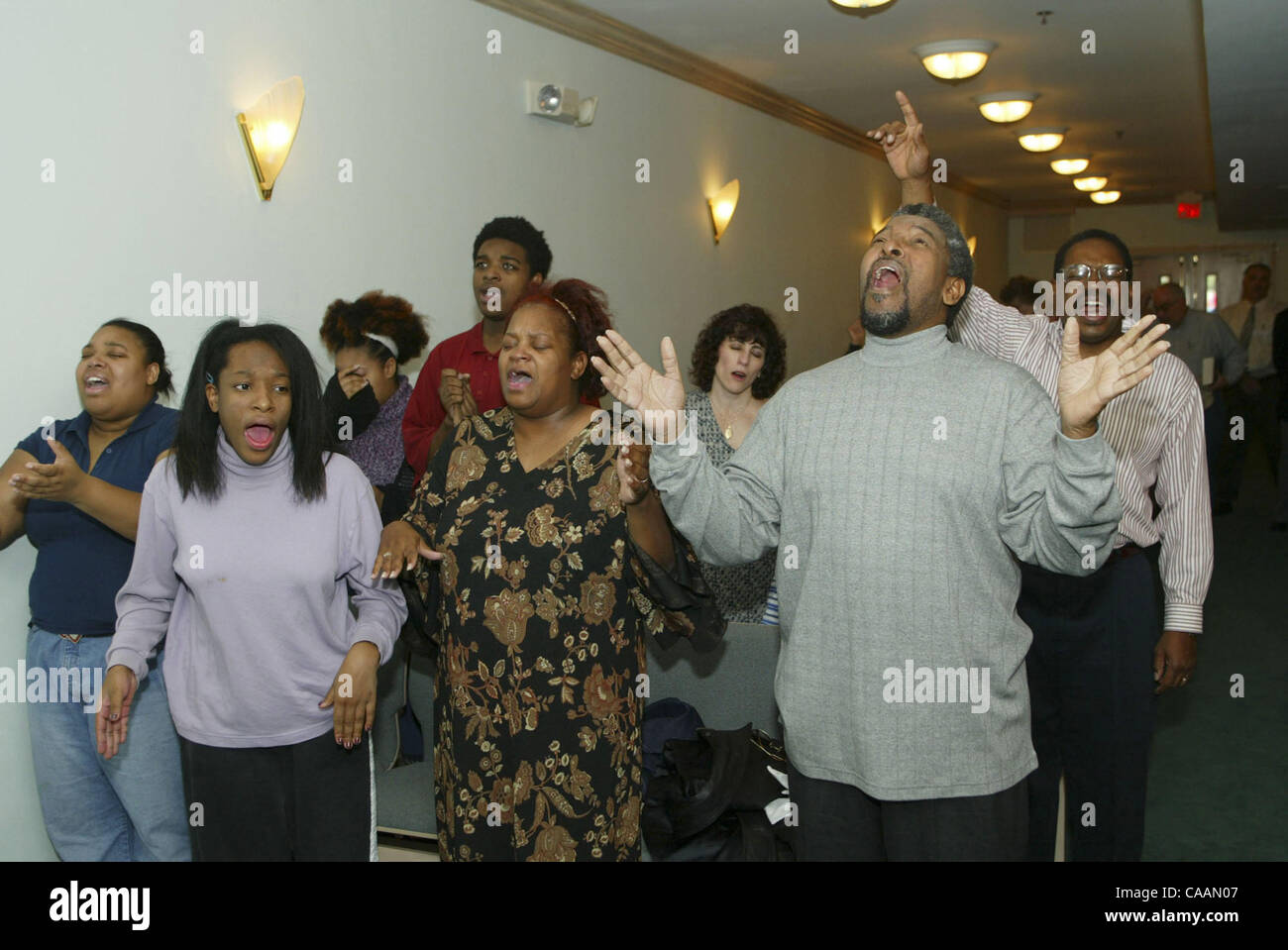 Nov 02, 2003; Medford, NJ, USA; !! RAYMOND JACKSON (R), VANESSA JACKSON ...
