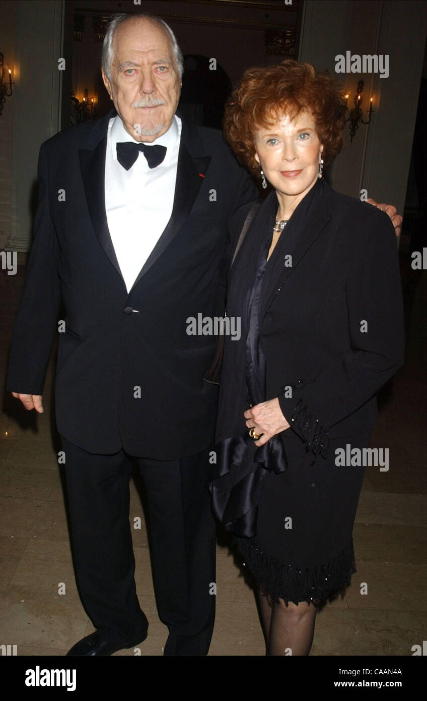 Nov 05, 2003; New York, NY, USA; WILLIAM F. BUCKLEY JR. and his wife at ...