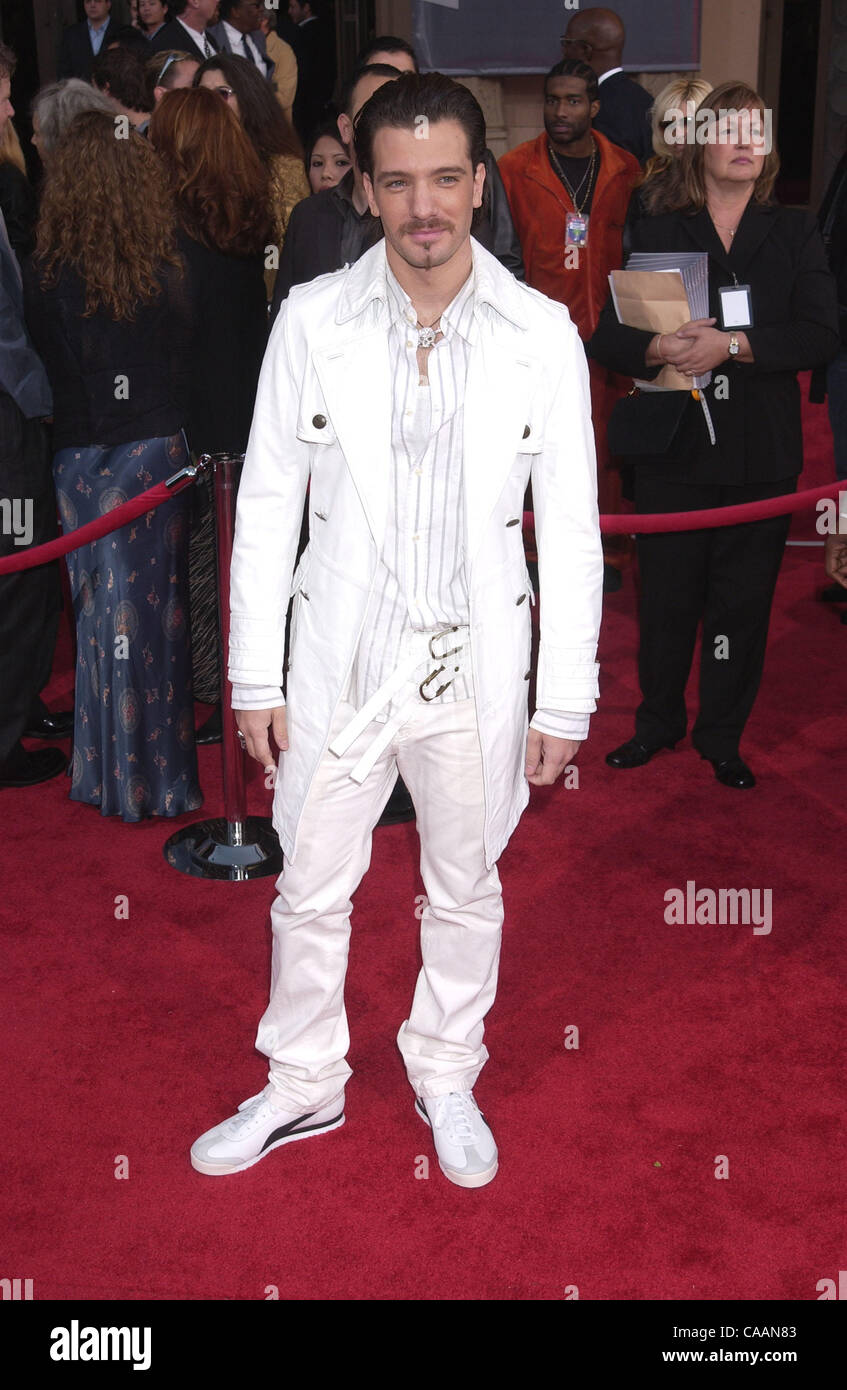 Nov 16, 2003; Los Angeles, CA, USA; Performer JC CHASEZ at the 31st ...