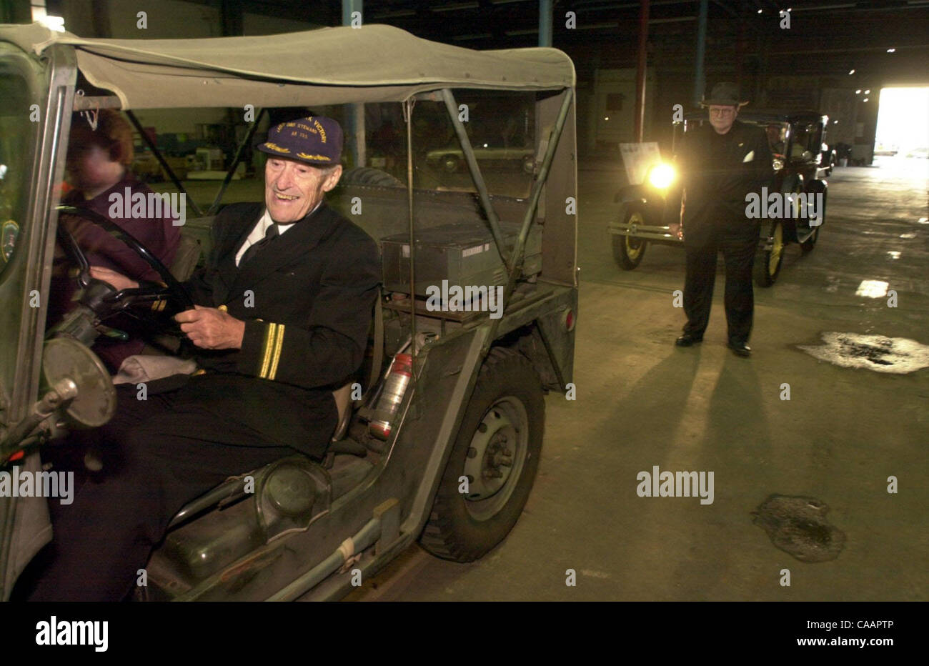 Jimmy Terrell, the chief steward on the Red Oak Victory, leads the ...