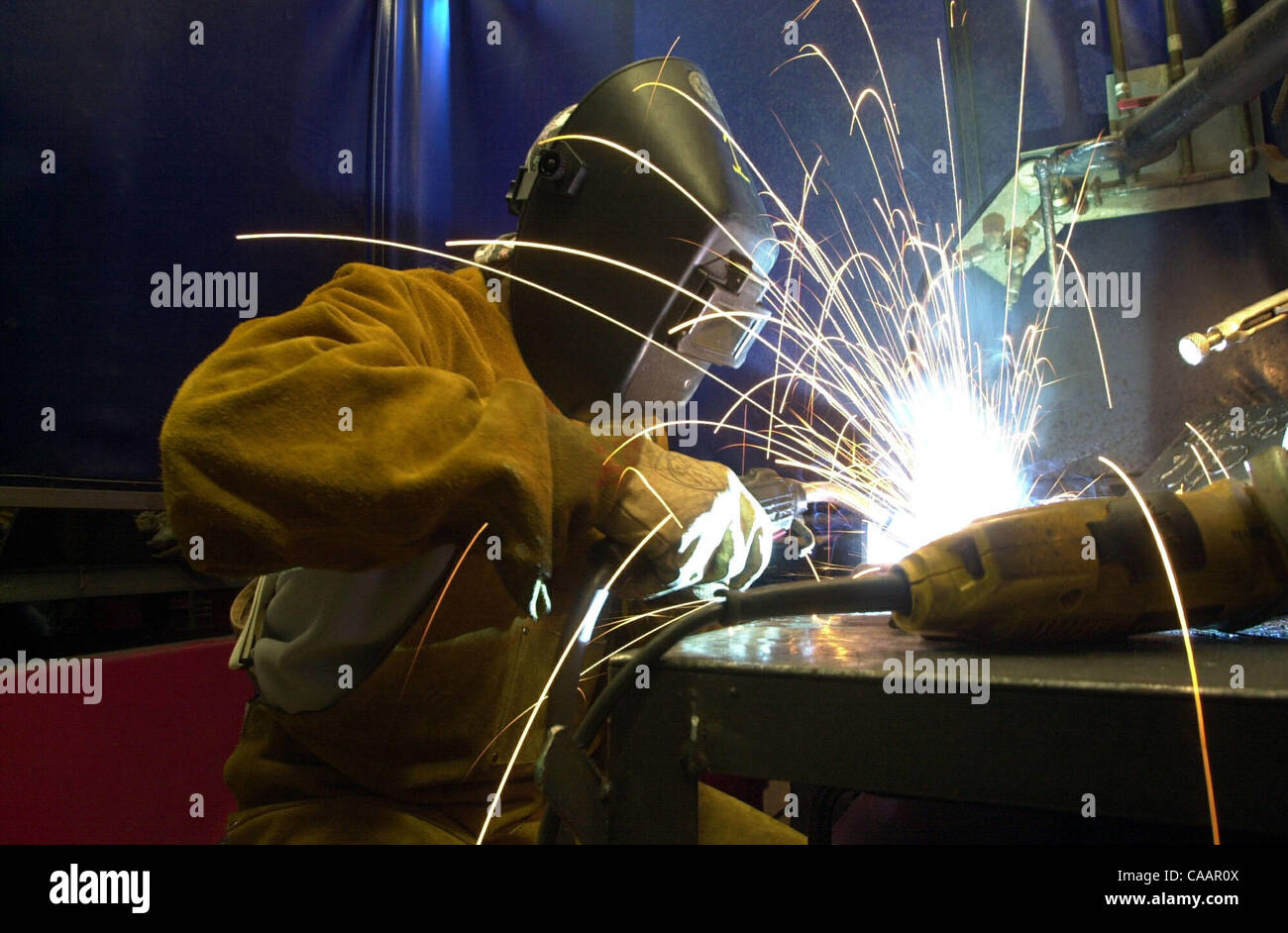 1:15 PM Candy Smith of Vallejo practices her MIG (metal inert gas ...
