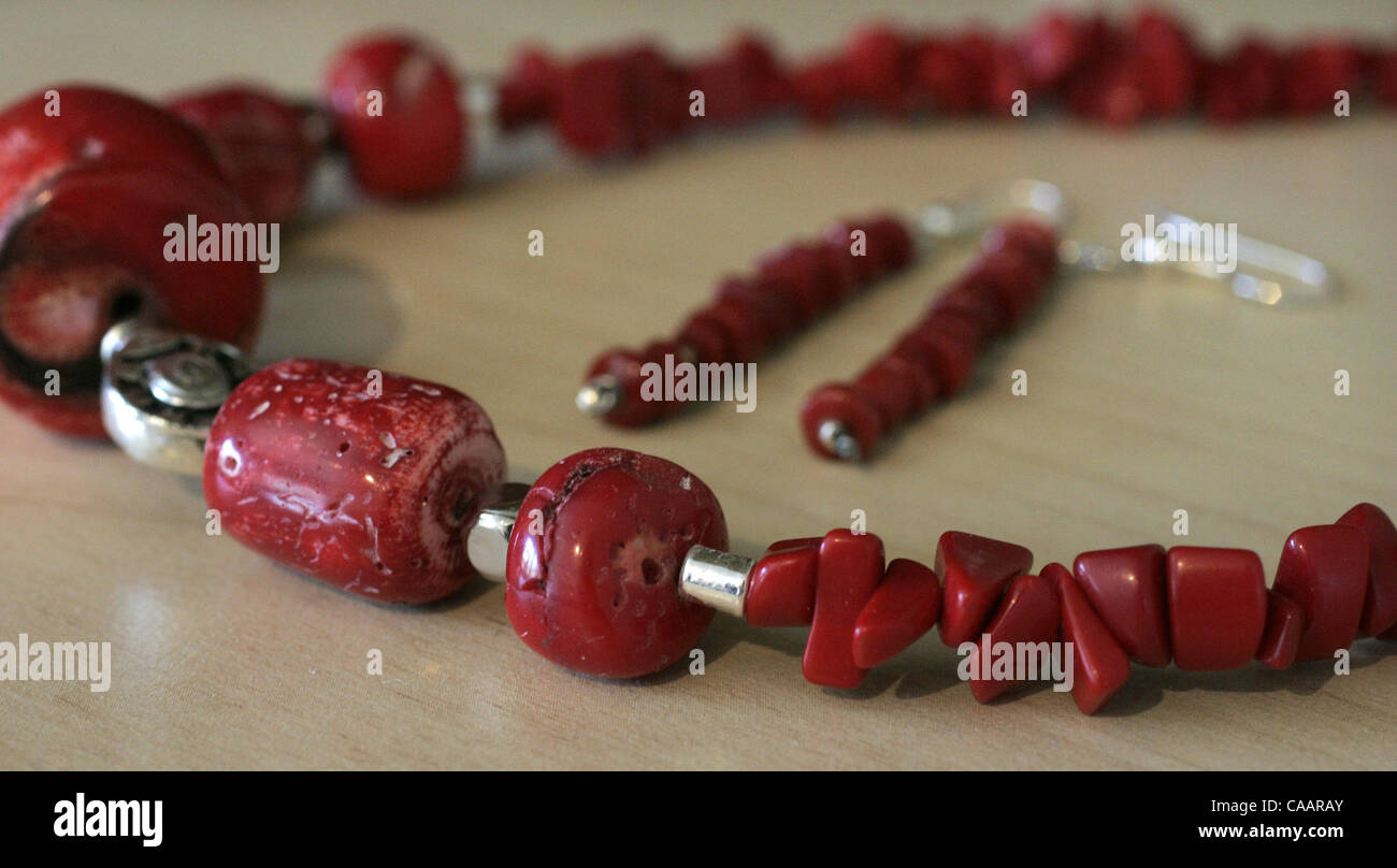 Detail view of some of the jewelry for sale at Rene Gonzalez's new shop ...