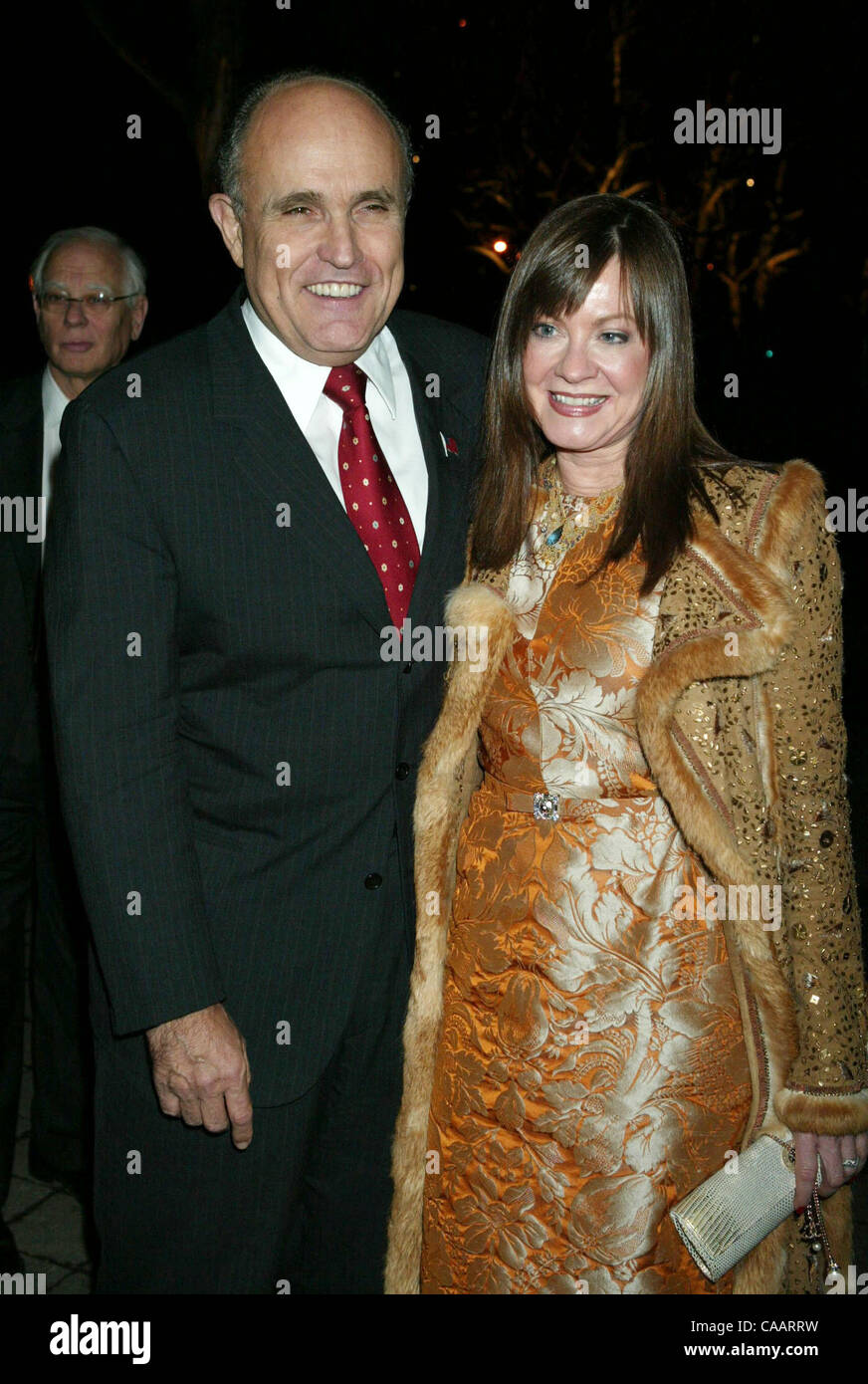 Feb 10, 2004; New York, NY, USA; Former NYC Mayor RUDY GIULIANI & his ...