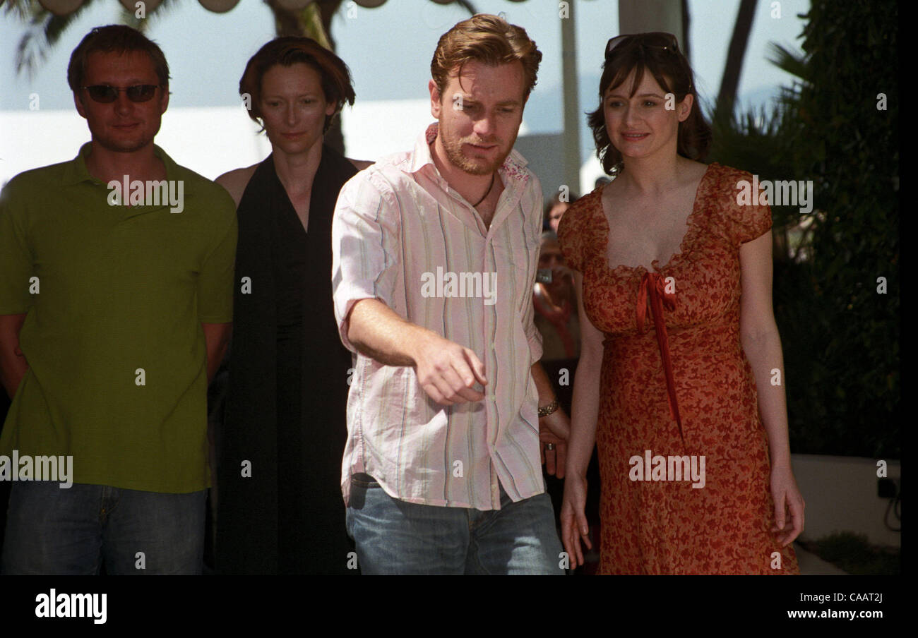 Feb 17, 2004; Cannes, FRANCE; PETER MULLAN, TILDA SWINTON, EWAN ...