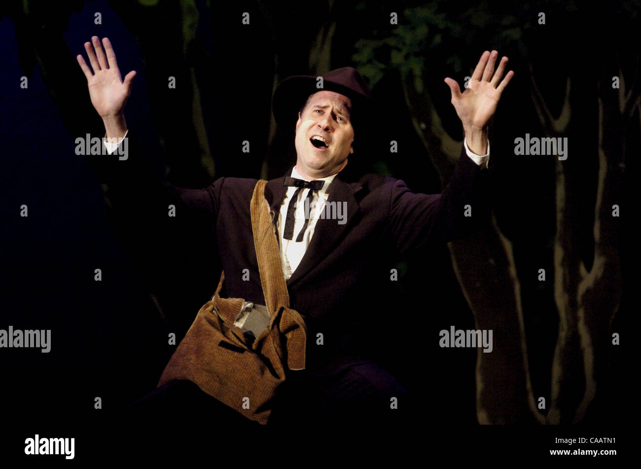 Brian Noonan who plays "The Preacher"in scene, on the road to Creasap's ...