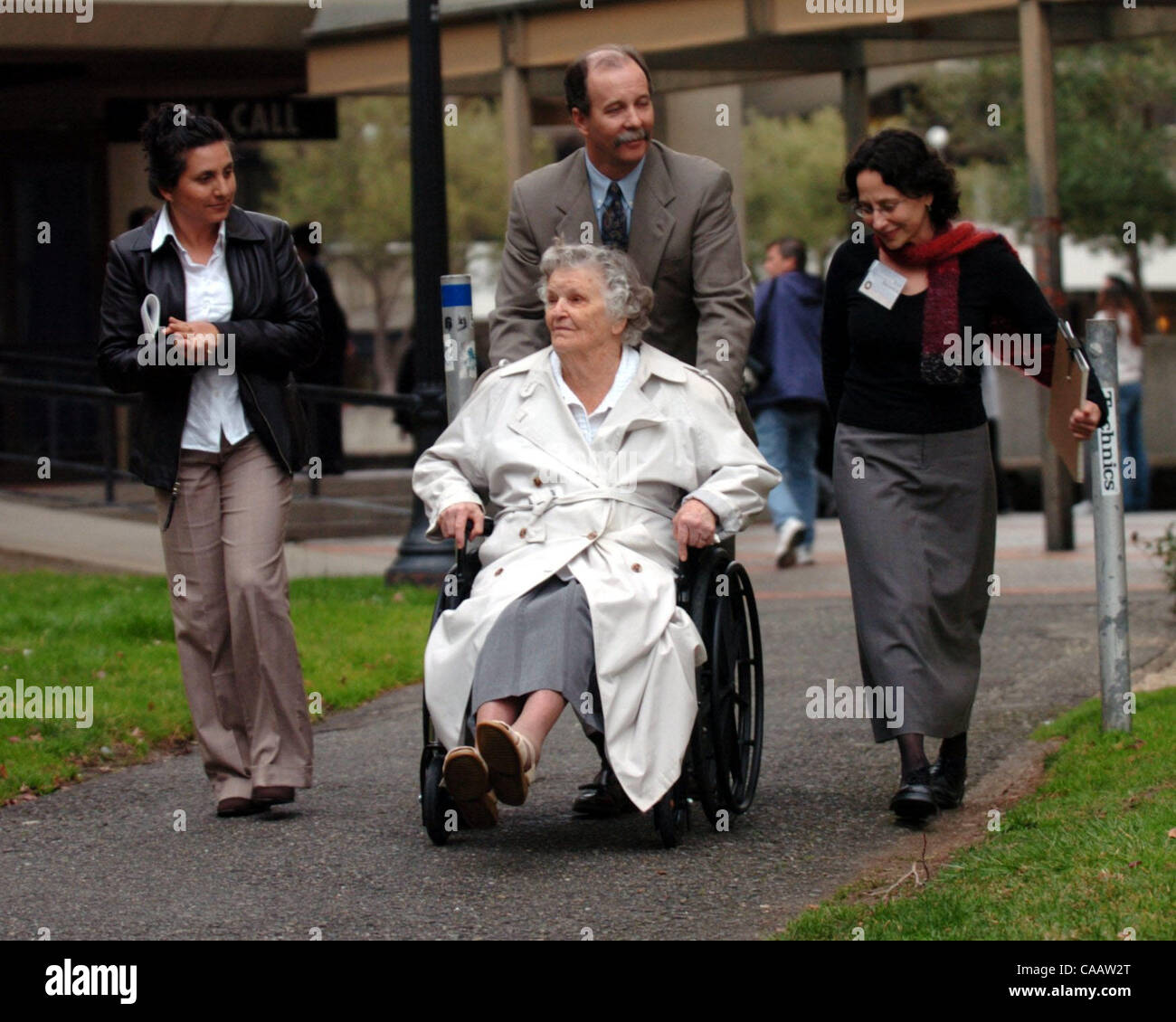 Catherine Kerr, the wife of the former Chancellor Clark Kerr, is ...