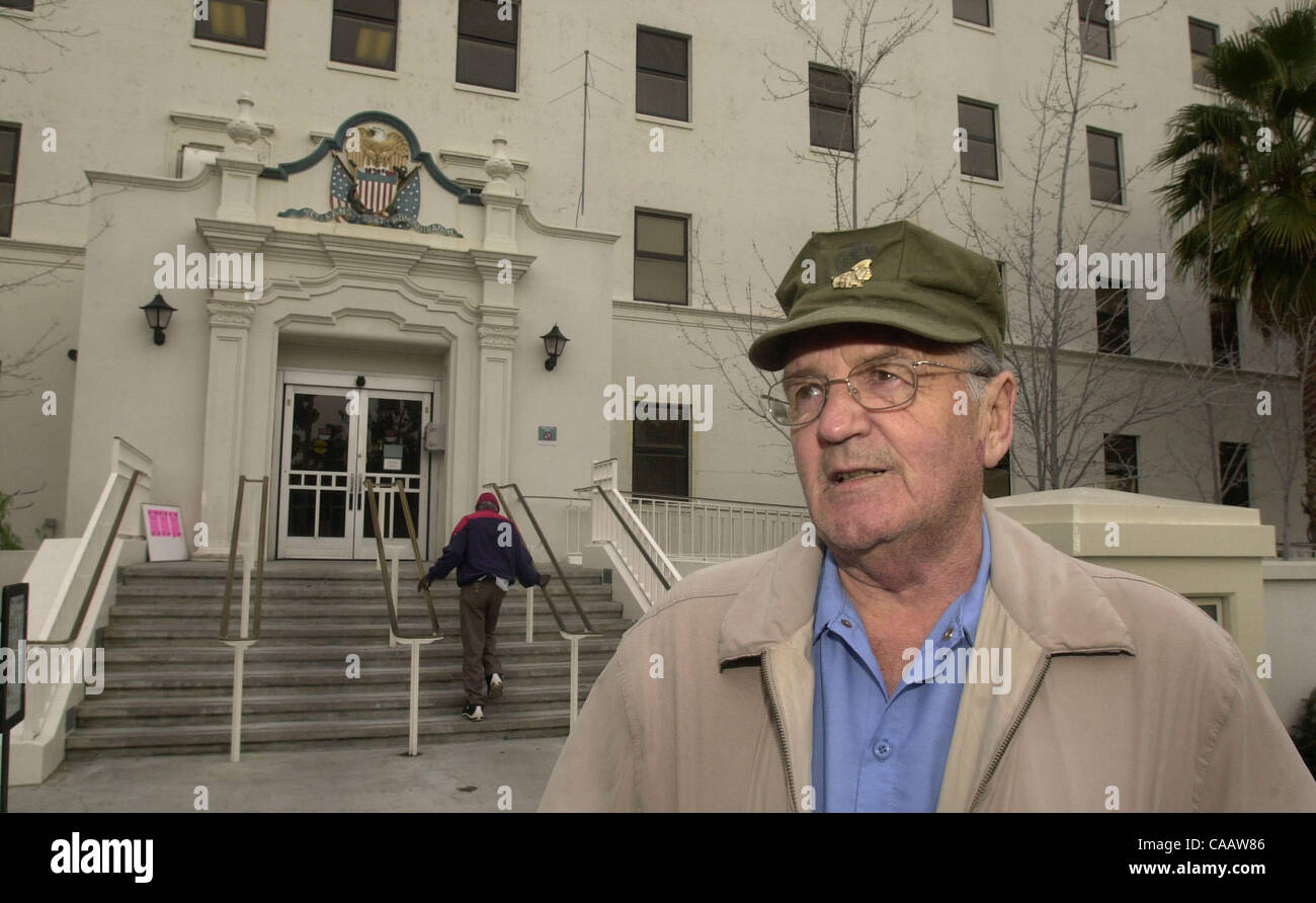 At the Livermore VA hospital veterans leave the outpatient clinic ...