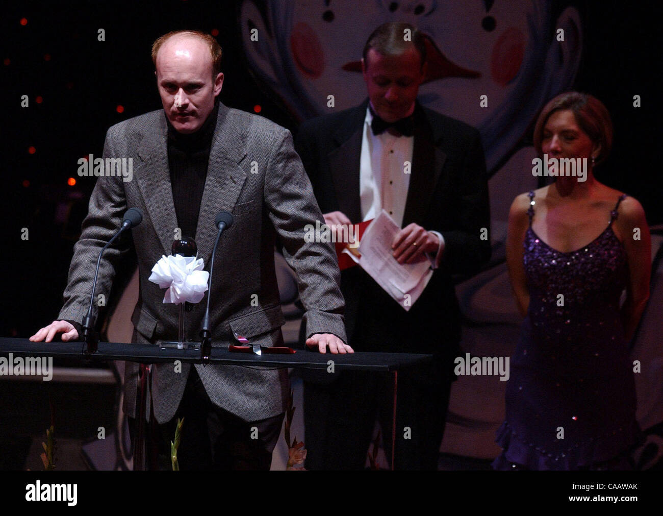 Winners accepting award hi-res stock photography and images - Alamy