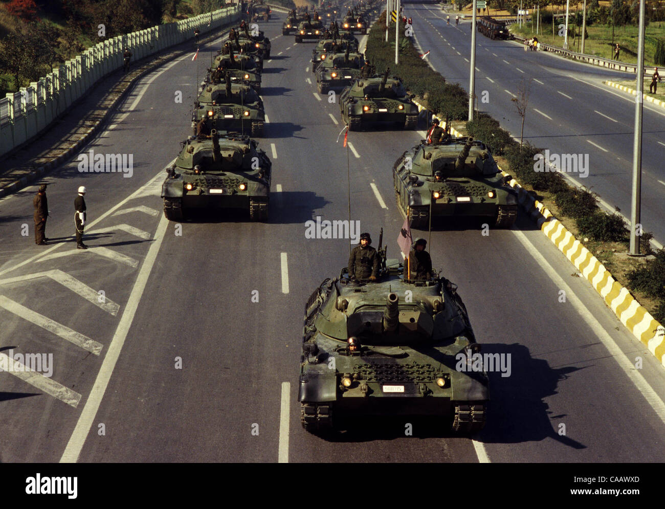 Oct 30, 2002; Istanbul, TURKEY; Turkey celebrated the 79th anniversary ...