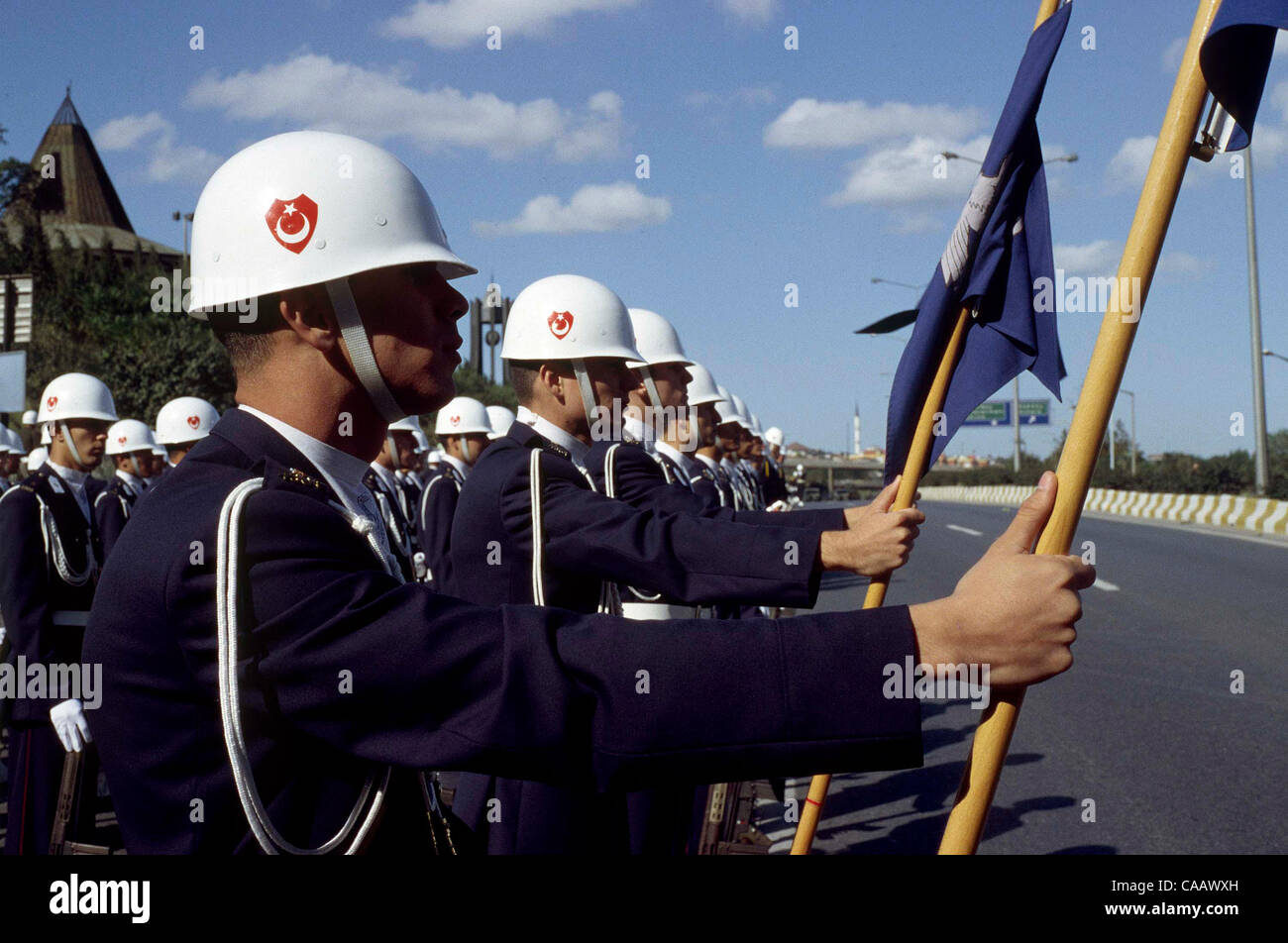 Oct 30, 2002; Istanbul, TURKEY; Turkey celebrated the 79th anniversary ...