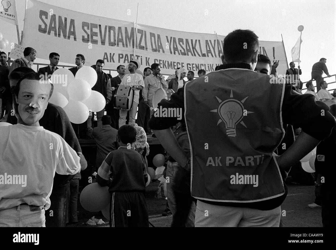 Nov 01, 2002; Istanbul, Istanbul, Turkey; The AK Party (Justice and ...