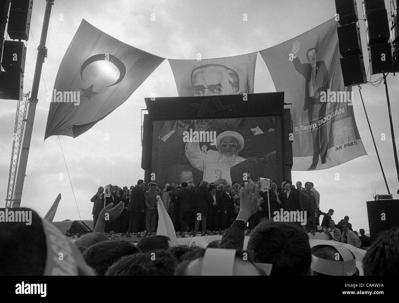 Nov 01, 2002; Istanbul, Istanbul, Turkey; The AK Party (Justice and ...