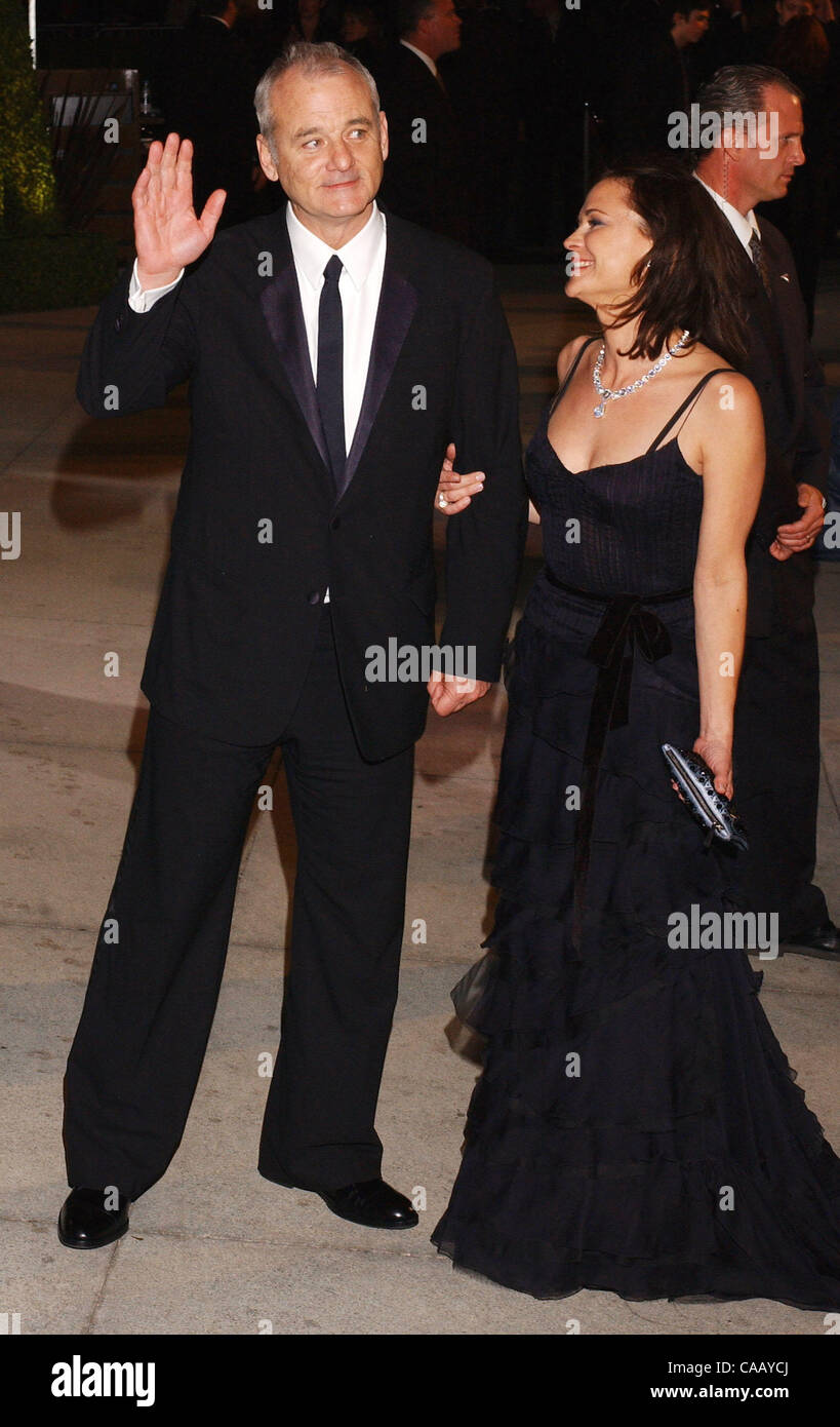 Feb 29, 2004; Los Angeles, CA, USA; Actor BILL MURRAY and his companion ...