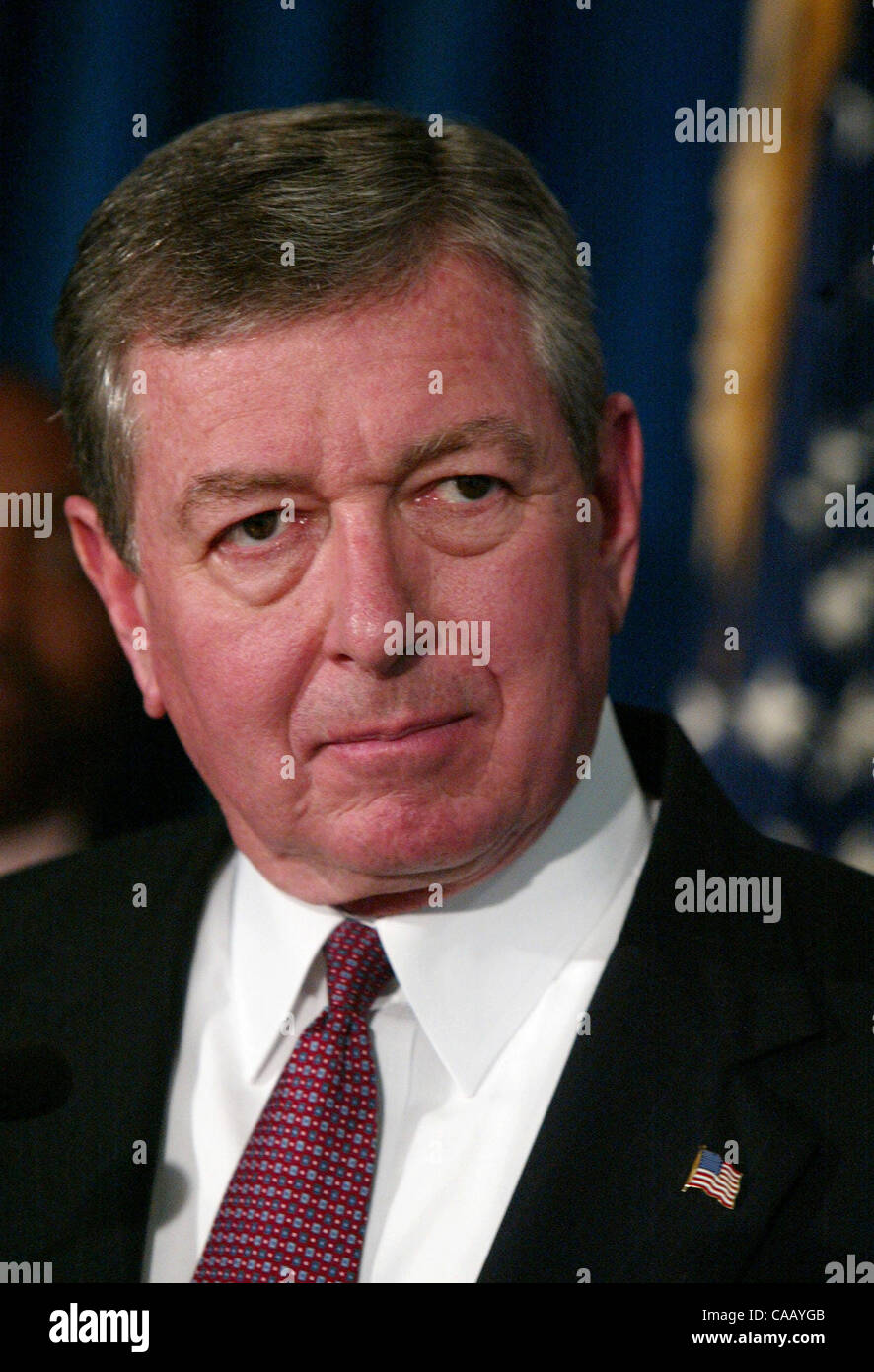 Mar 02, 2004; New York, NY, USA; U.S. Attorney General JOHN ASHCROFT at ...