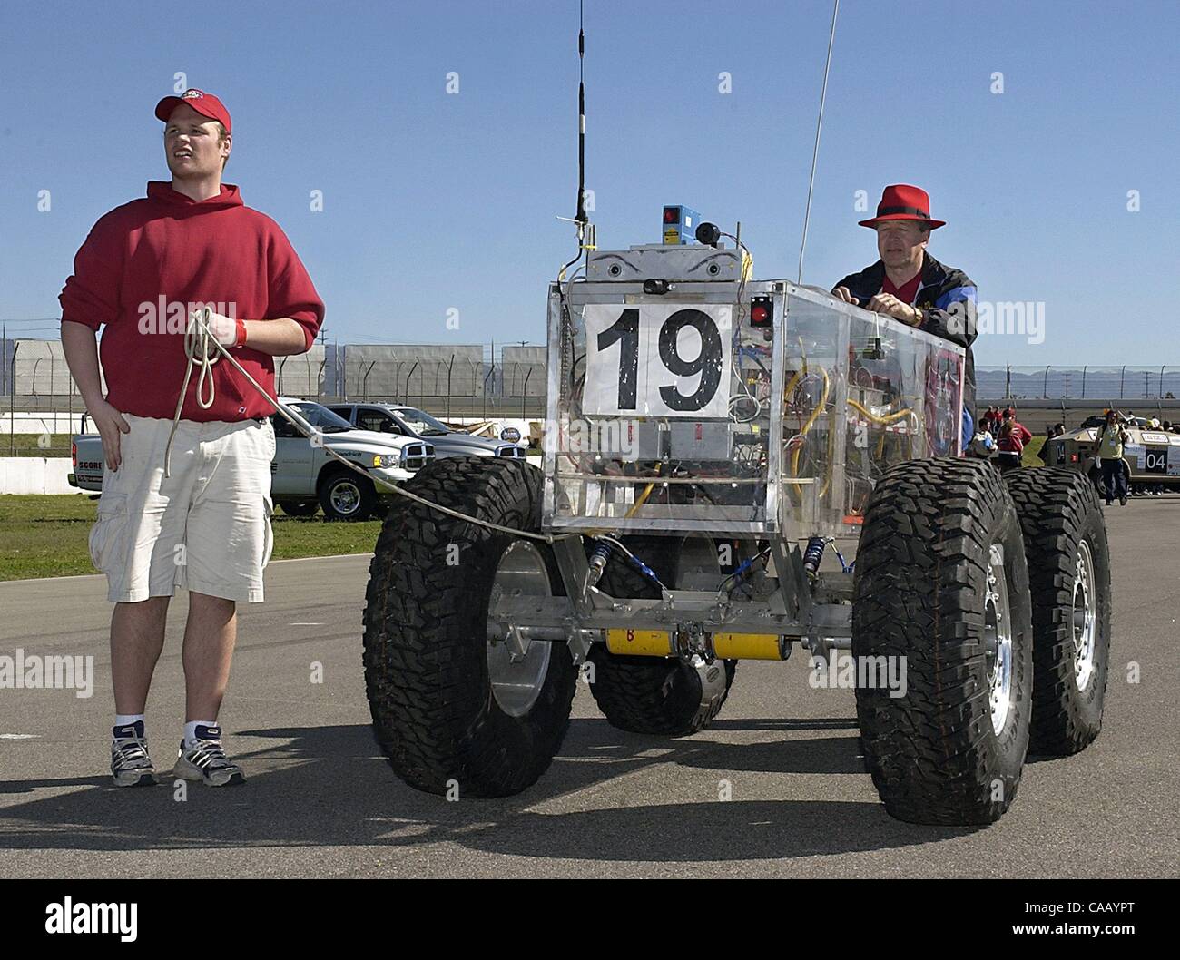 March 8, 2004; Fontana, CA, USA; A million dollars awaits the winner of ...