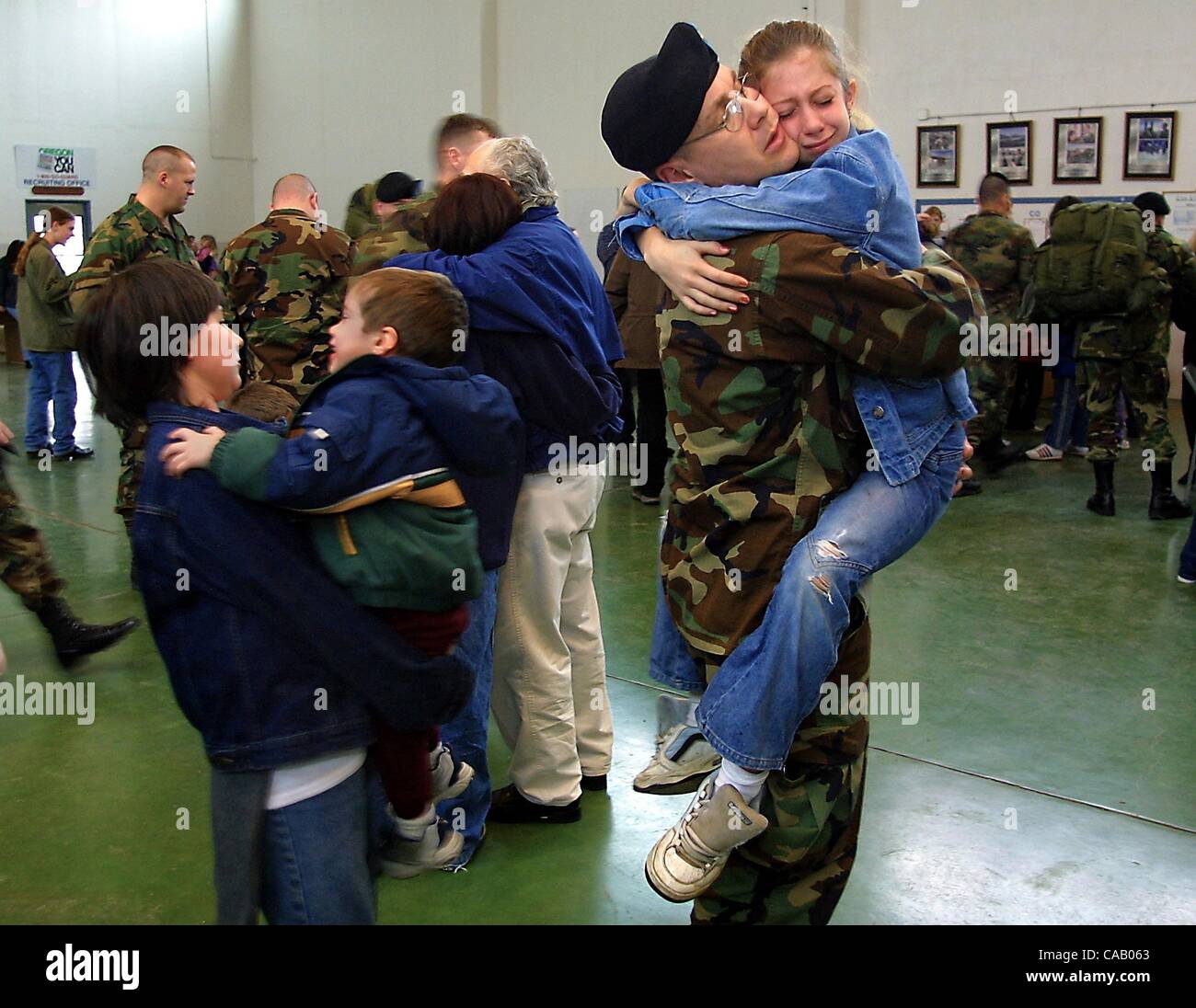 Feb 15, 2003 - Portland, Oregon, U.S. - SPC ANTHONY ACUNA, a troop ...