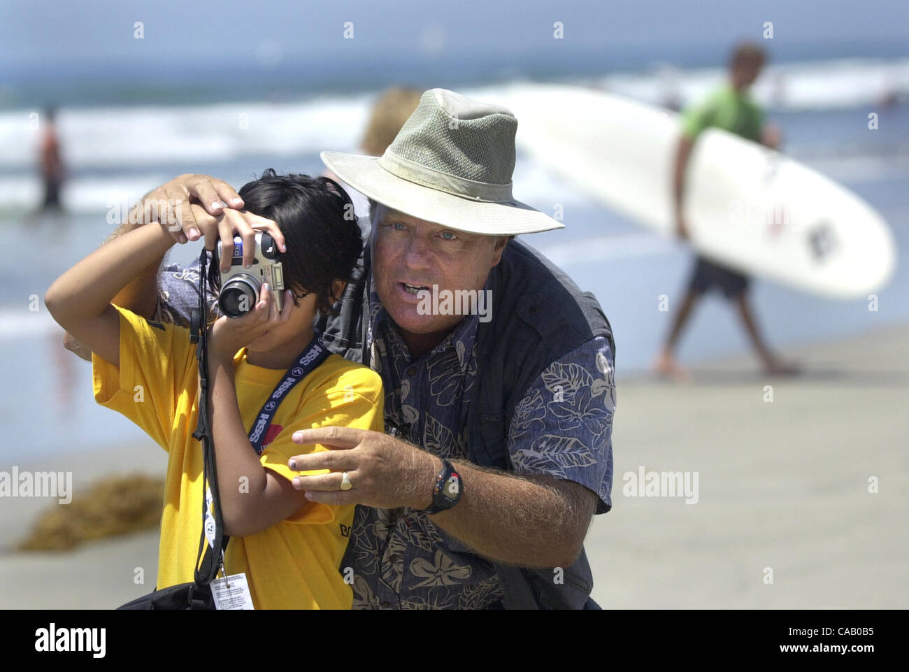 (published 08/10/2003, N-1) Renee Sarmiento of Yokosuka, Japan, left ...