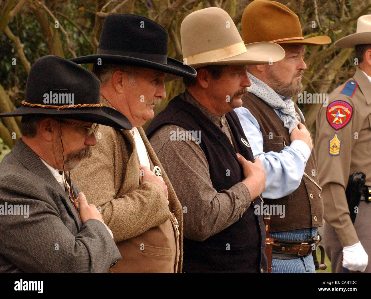 STATE -- FOR ZEKE MACCORMACK -- Members of the Badlands Texas Rangers ...