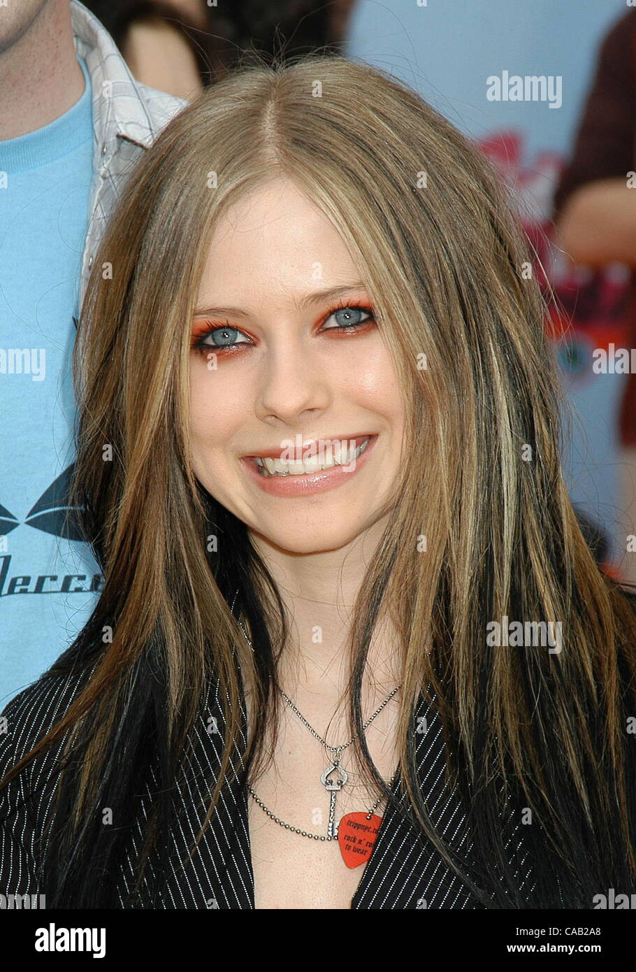 Apr 03, 2004 - Hollywood, California, USA - Avril Lavigne at the ...