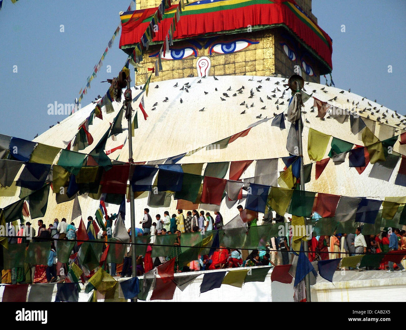 Apr 05, 2004; Kathmandu, NEPAL; During the New years of Tibetan ...