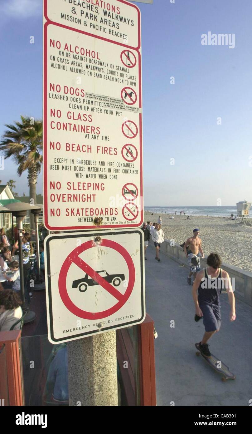 Regulations at mission beach hi-res stock photography and images - Alamy