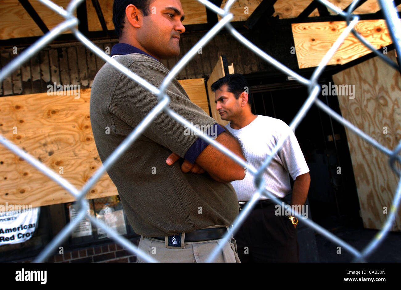 Commercial Food Mart manager Andy Prasla, left, and owner Alex Amin ...