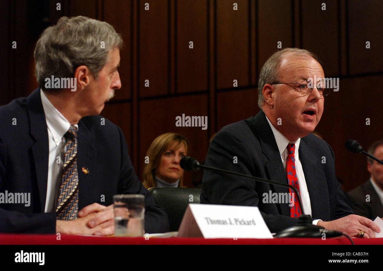 Washington D.C. - Former Acting Director of the FBI Thomas Pickard and ...