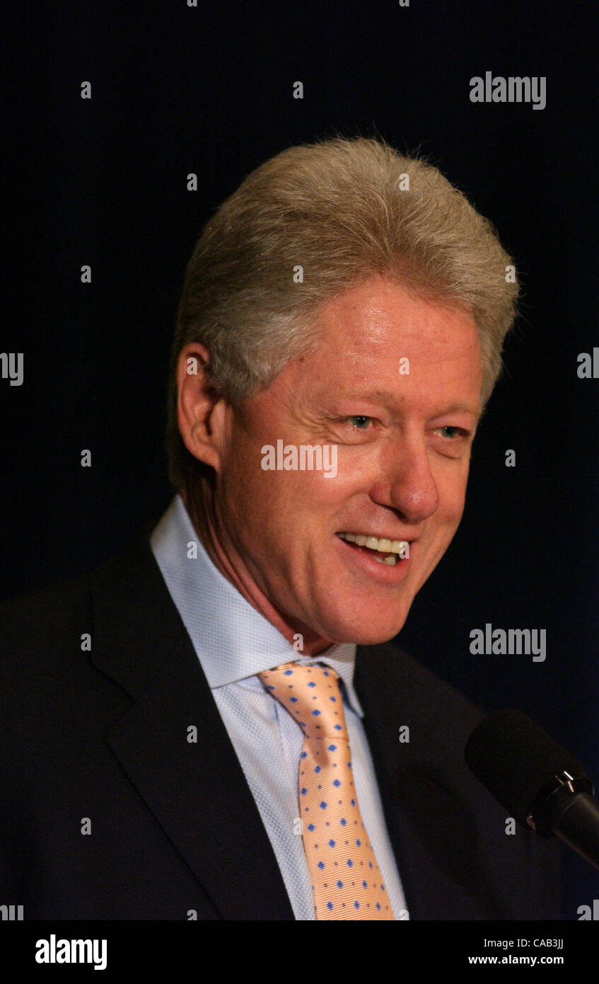 Apr 19, 2004; New York, NY, USA; President BILL CLINTON spoke on the ...
