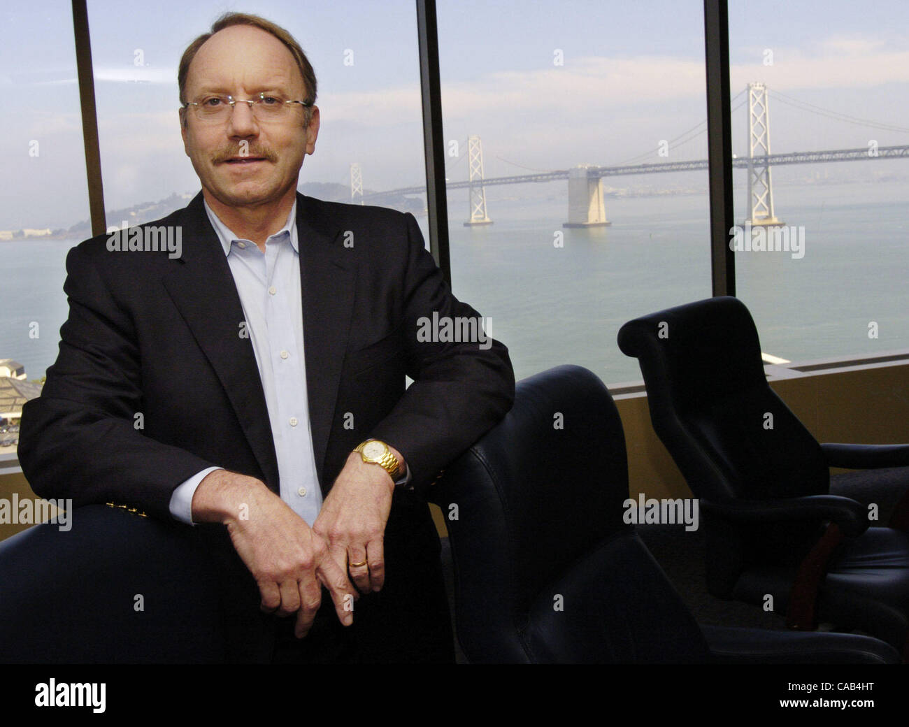 Photo of Commerce One CEO Mark Hoffman inside the Steuart Tower in San ...