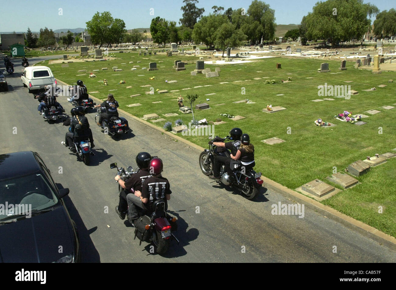 To honor one of their own members of the Henchmen motorcycle club honor ...
