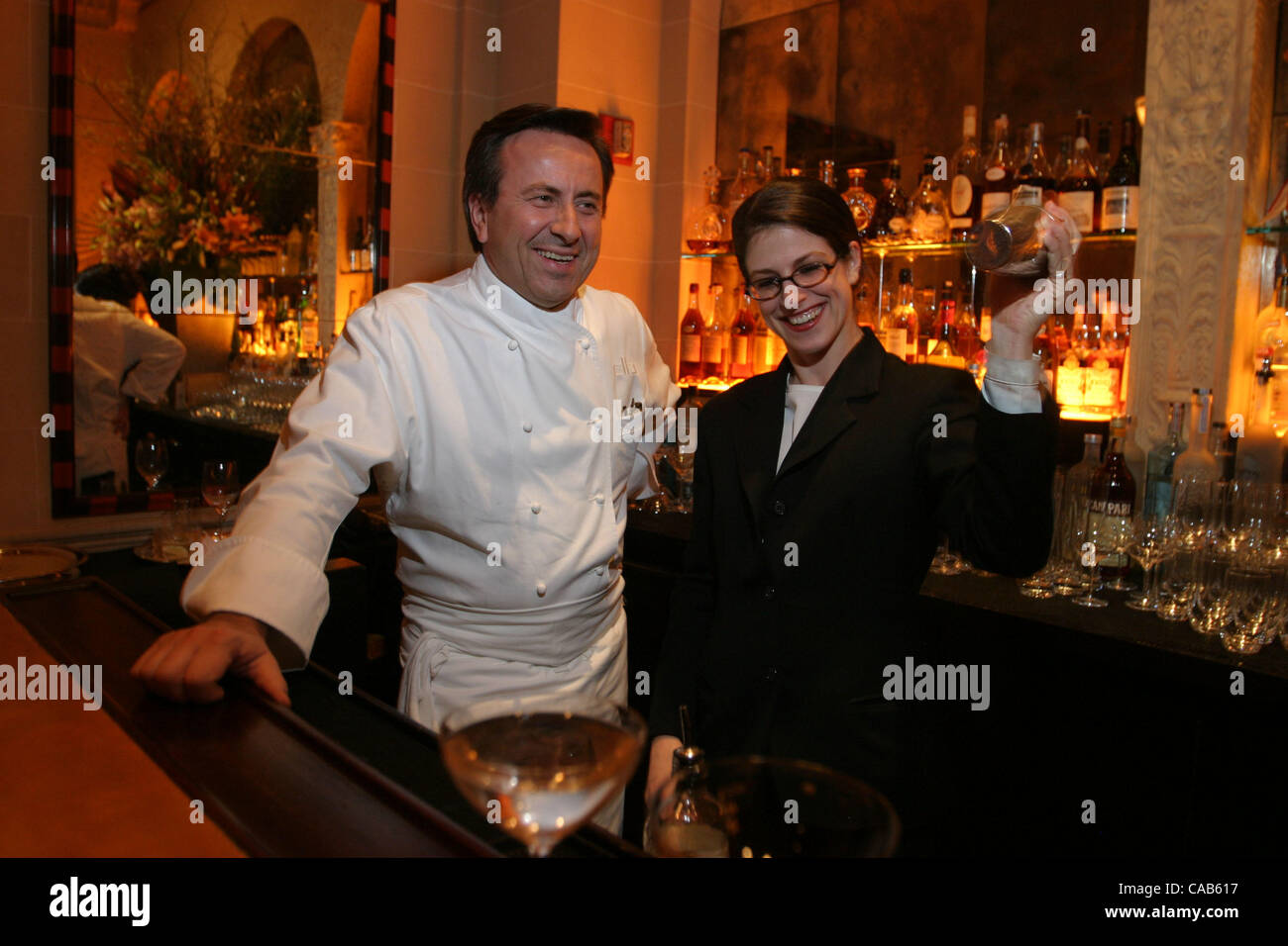 Chef Daniel Boulud in his restaurant at Daniel on E. 65th st. in ...