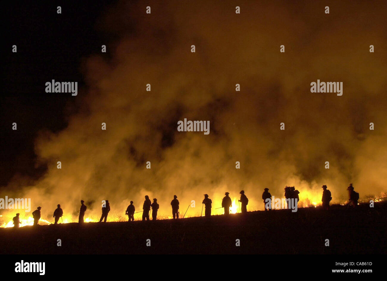 Backfire wildfire hi-res stock photography and images - Alamy