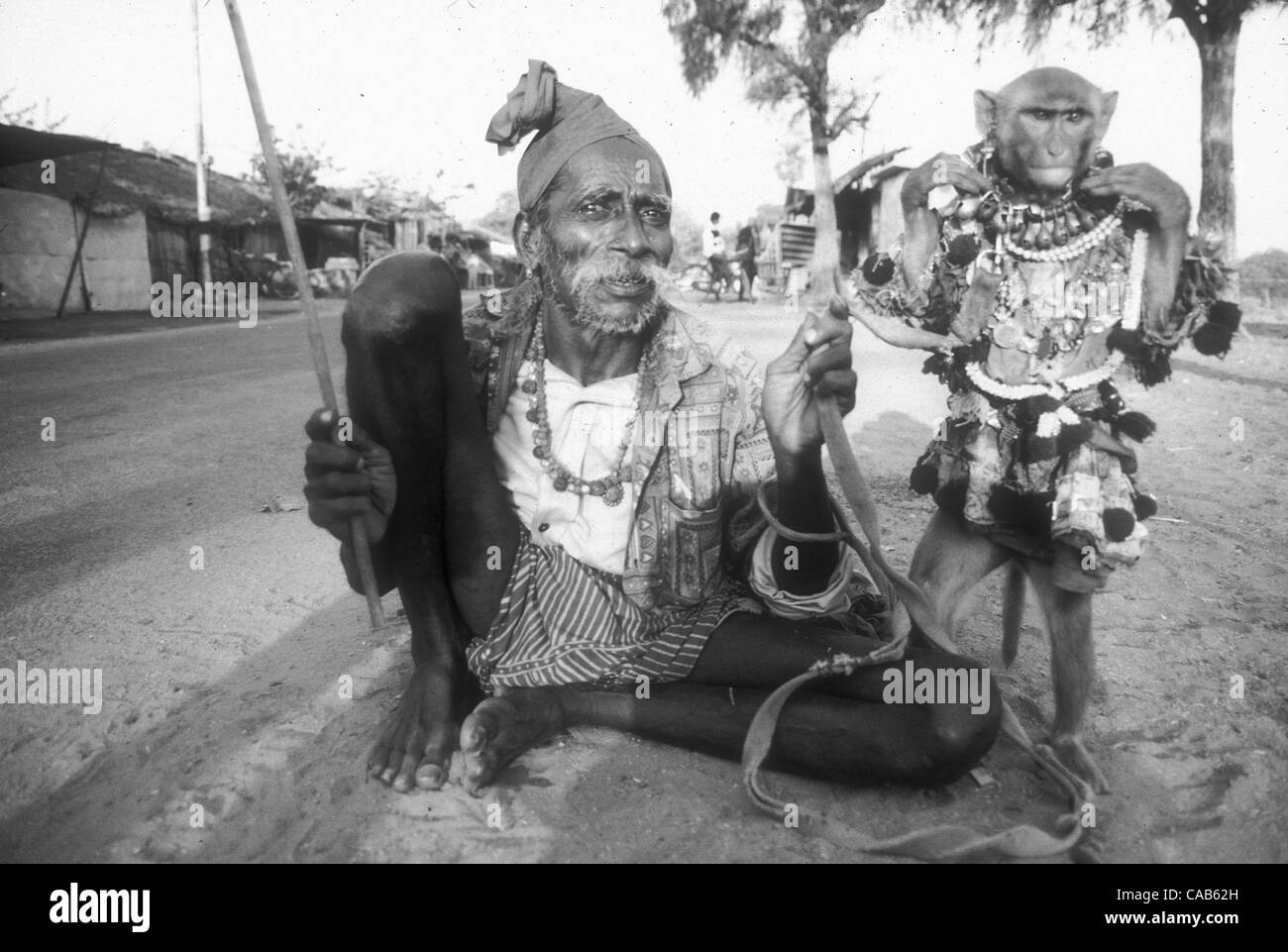 May 06, 2004; Mahabalipuram, INDIA; FILE PHOTO: 1997; Monkey and ...