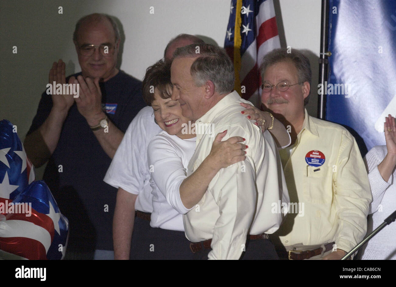 May 11, 2004; Charlevoix, MI, USA; Businessman JOHN RAMSEY, 60, with ...