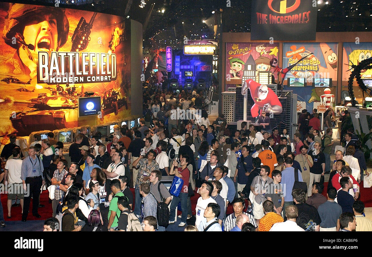 May 12, 2004; Los Angeles, CA, USA; From the floor at E3, the Electronic Entertainment Expo ...