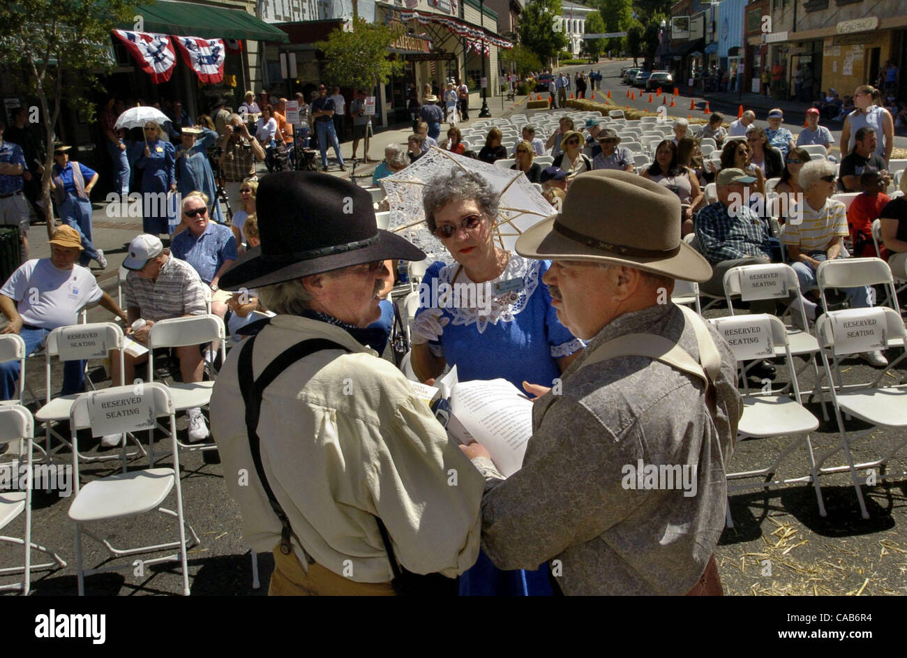LEDE-- Placerville Sesquicentennial Committee member Gary Pigg (cq ...