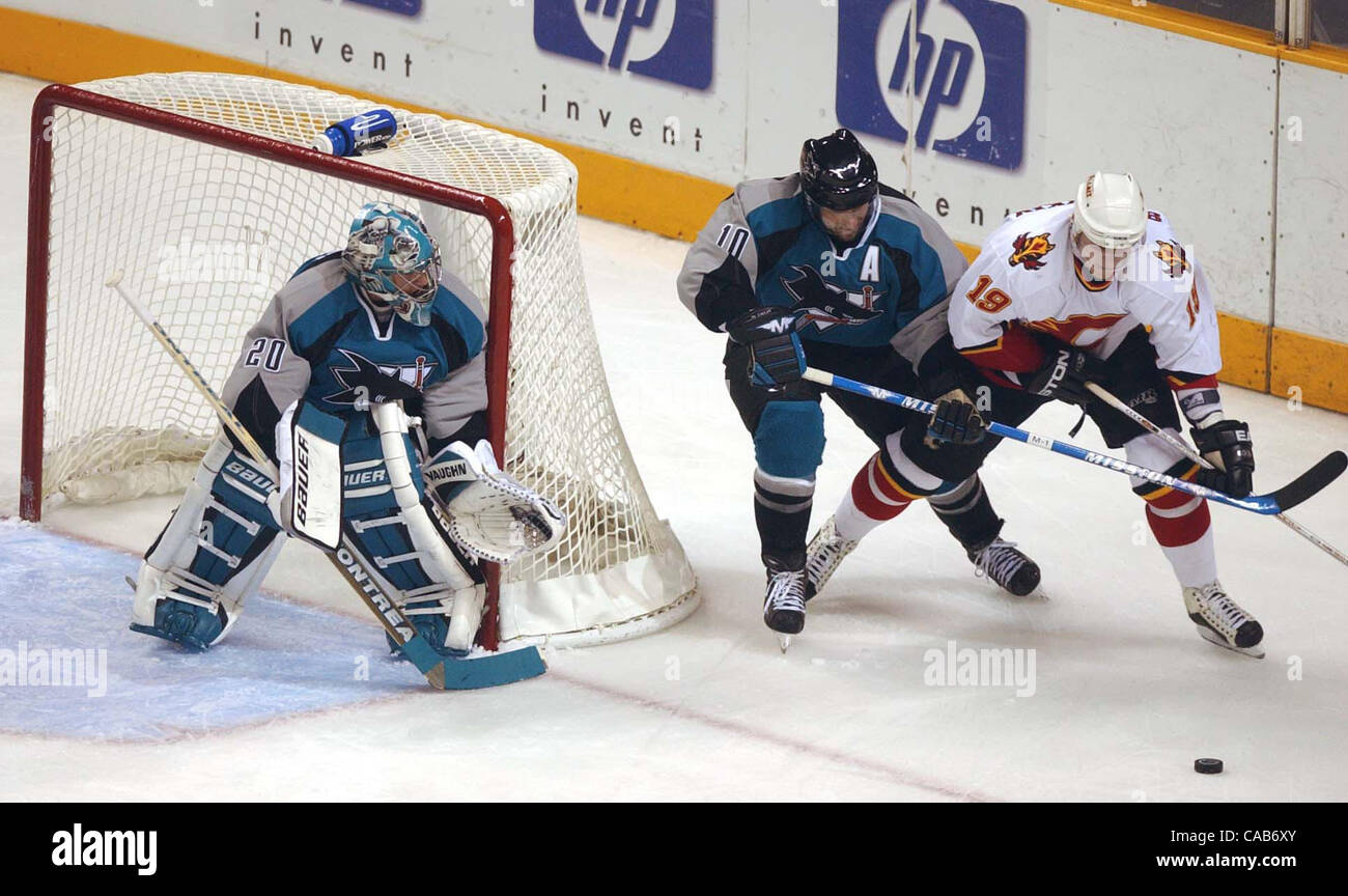 Calgary flames sharks hi-res stock photography and images - Alamy