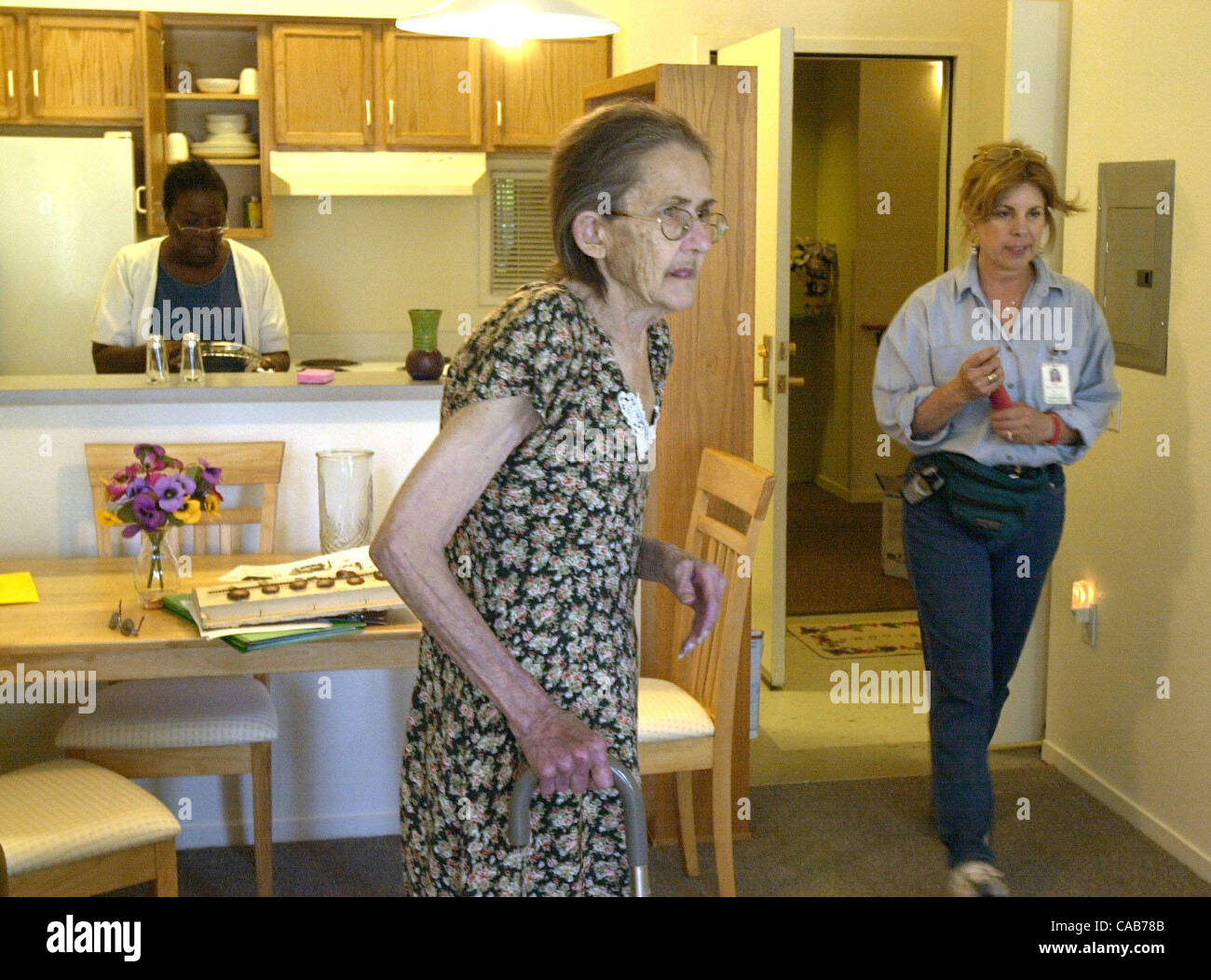 Barbara Brenbarger, 77, moves into her new apartment at the assisted ...