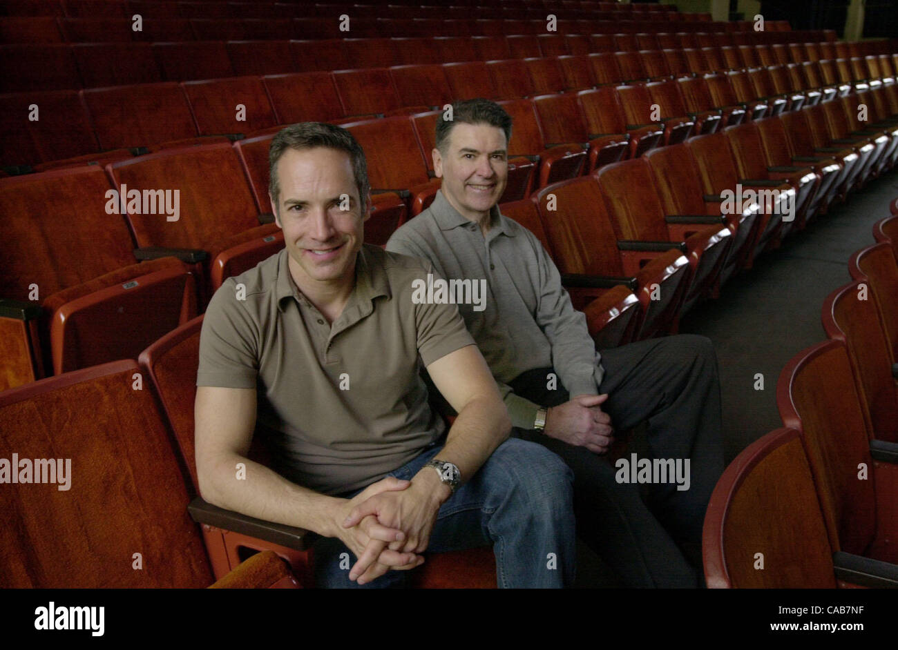 Joe Piazza (cq), left, who will be returning as director of High School ...