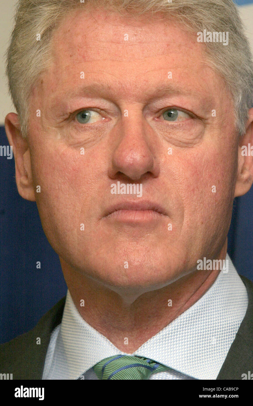 May 27, 2004; New York, NY, USA; Former President BILL CLINTON ...