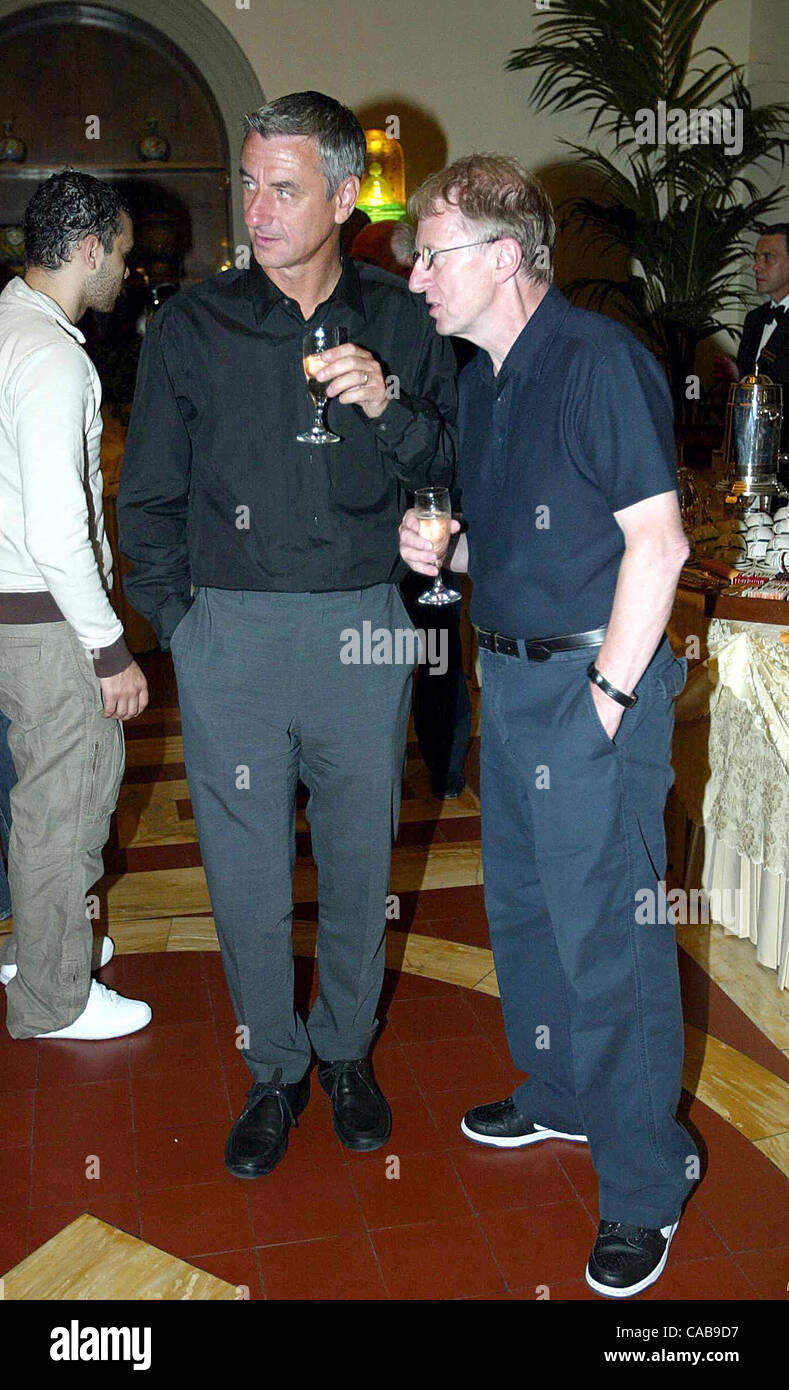 May 27, 2004; Florence, ITALY; IAN RUSH and various celebrities from ...