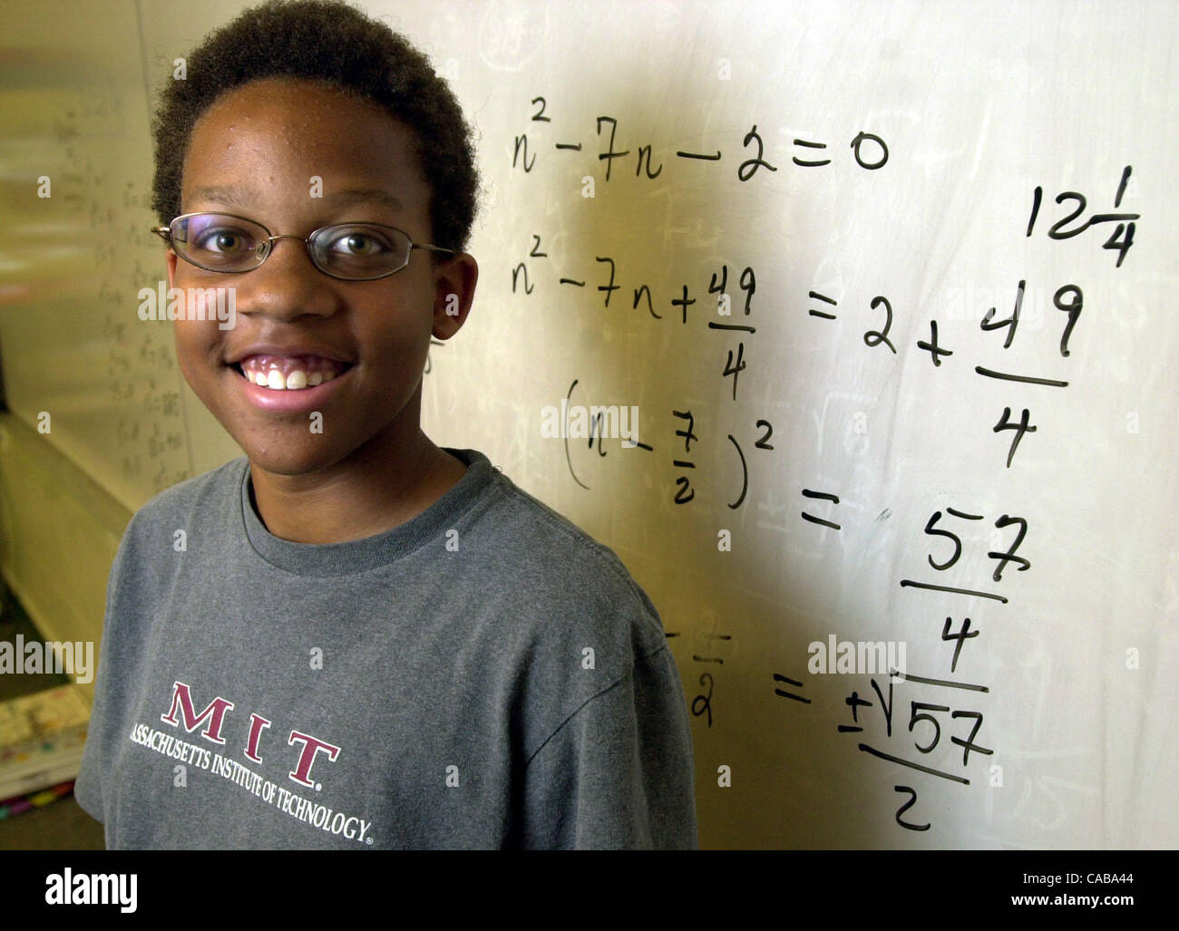 Walnut Creek Intermediate student Malik Coleman, 13, poses for a photo ...