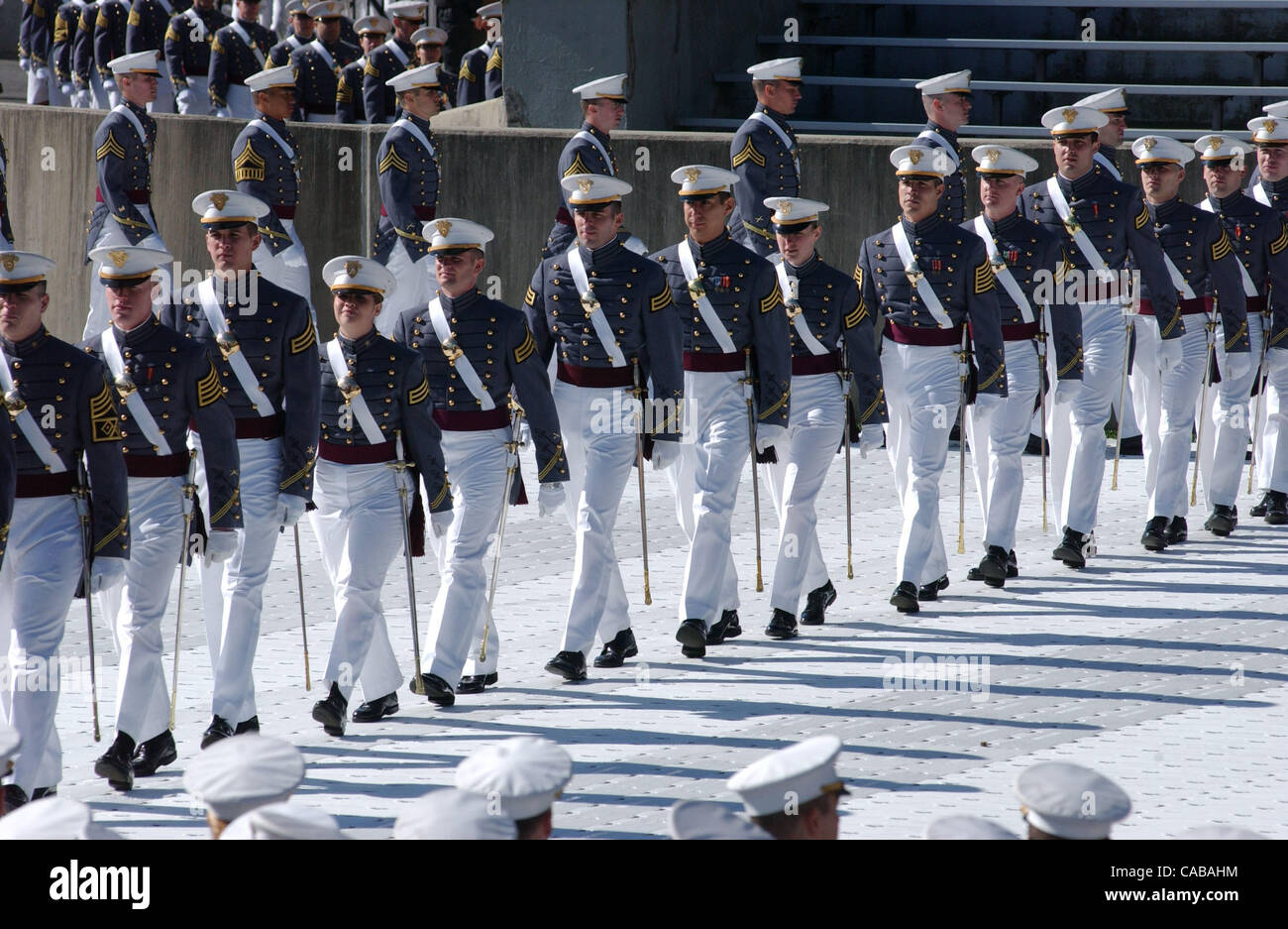 May 29, 2004; New York, NY, USA; The Graduation of the U.S. Militairy ...