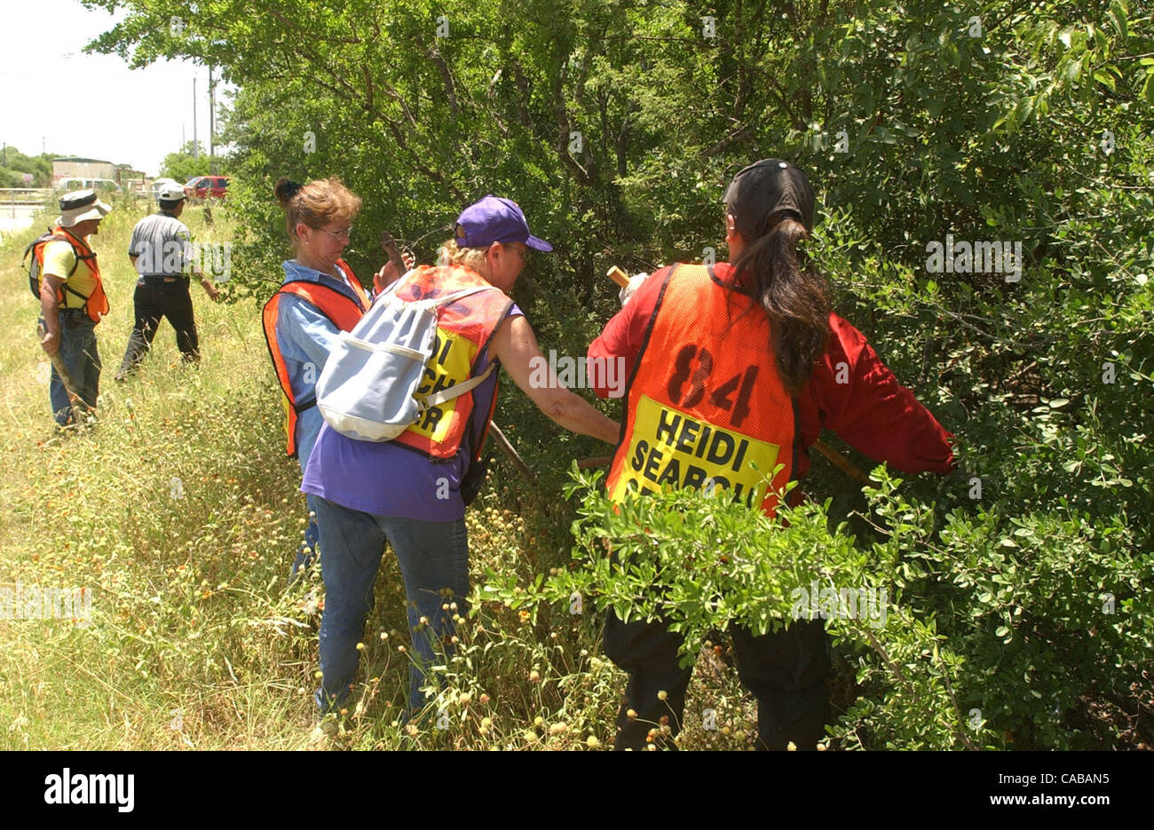 METRO -- Volunteers with the Heidi Search Center look through the brush ...