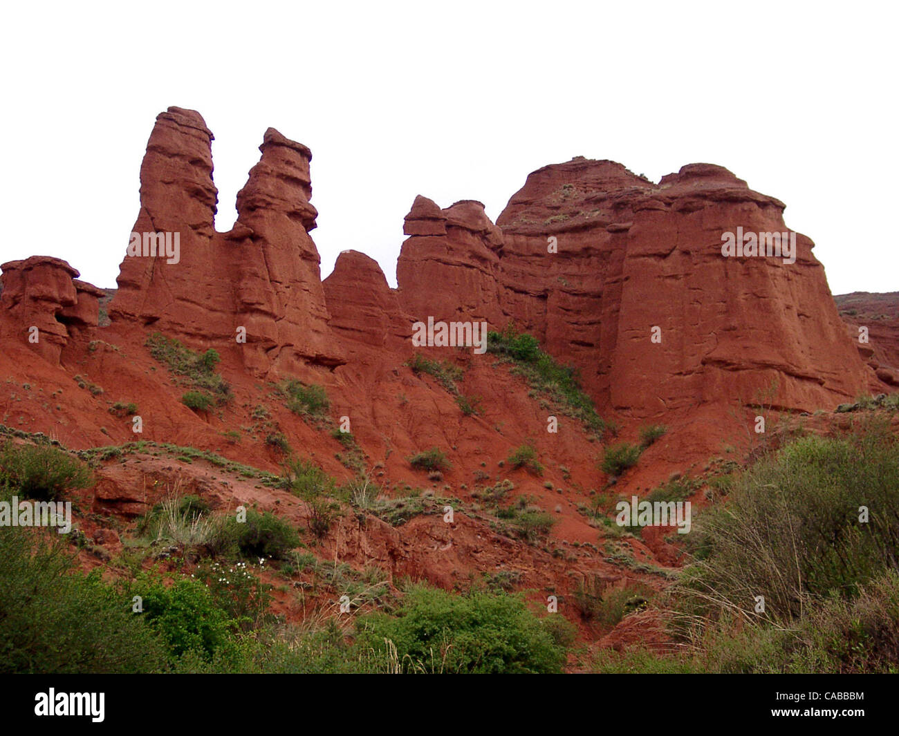 The Kirghiz canyons (` the Kirghiz Grandee-canyon `). Natural boundary ...