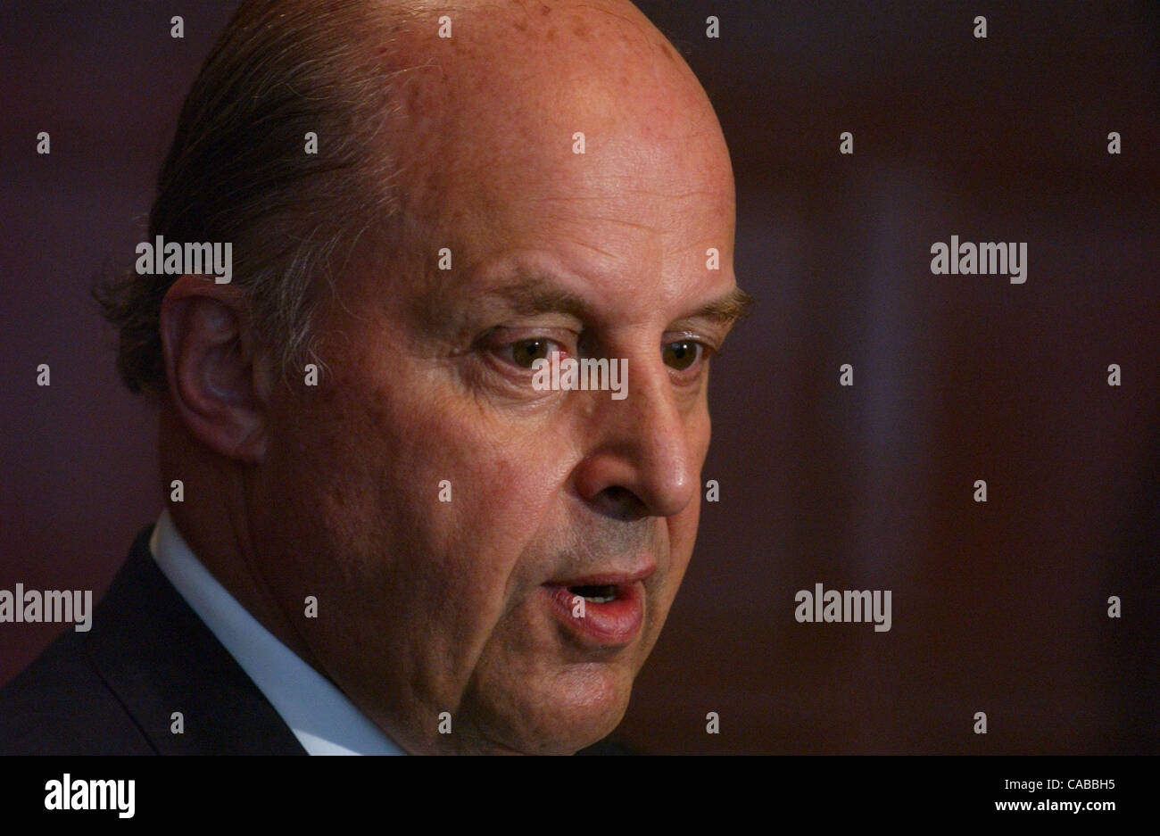 Jun 08, 2004; New York, NY, USA; JOHN NEGROPONTE at a farewell luncheon ...